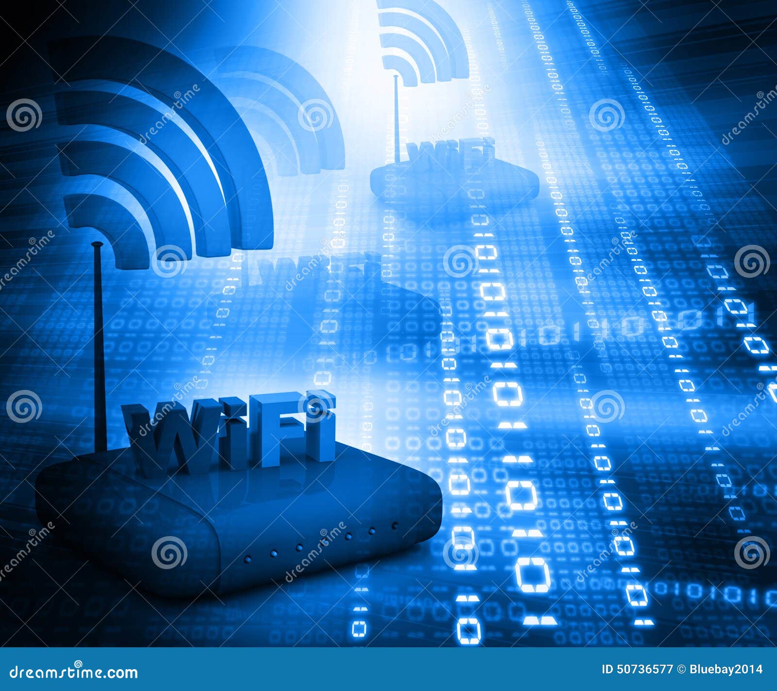 Wifi Internet Router Switch Modem Stock Illustration - Illustration of ...