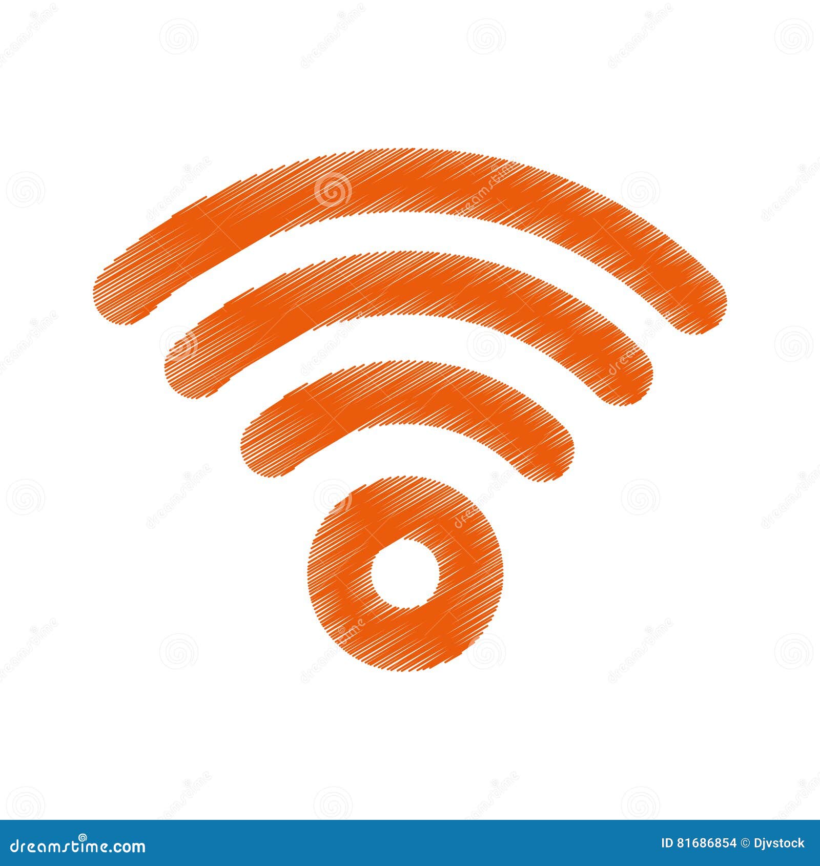 Wifi internet zone stock vector. Illustration of communication - 81686854