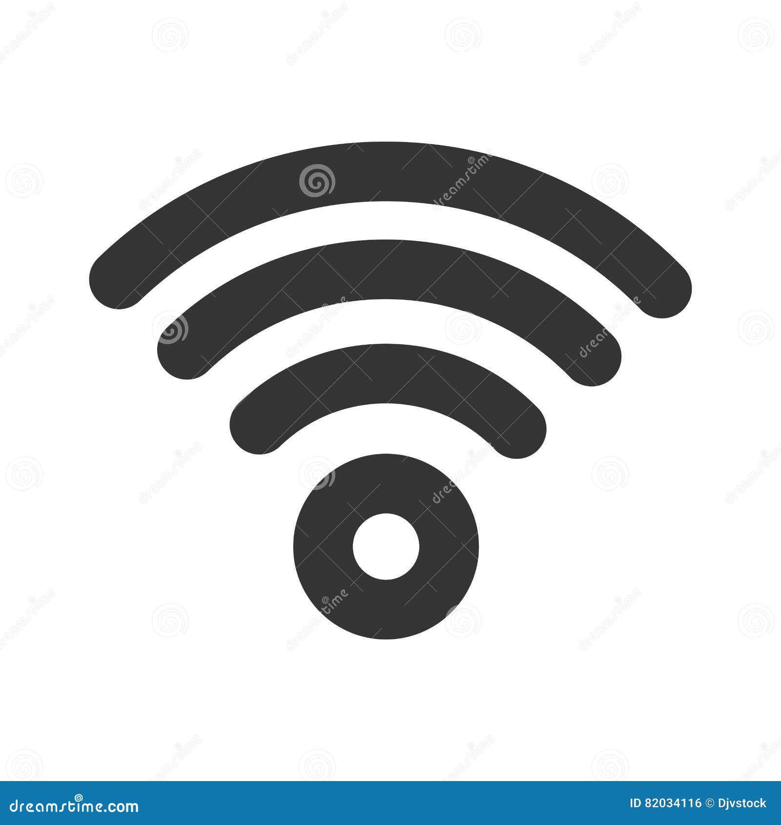Wifi internet zone stock vector. Illustration of zone - 82034116