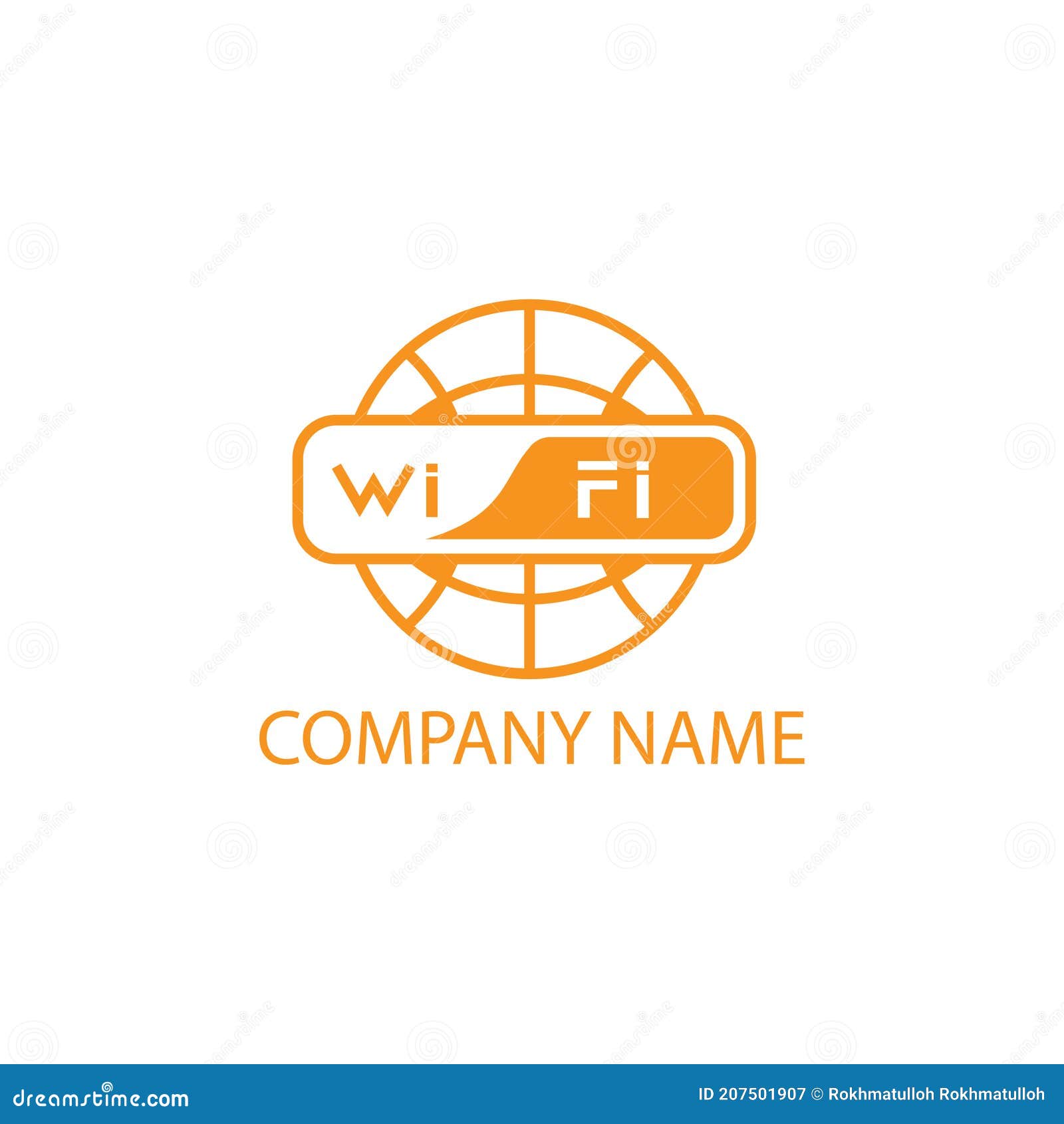 Wifi Logo Circle Internet Design Template Vector Stock Vector ...