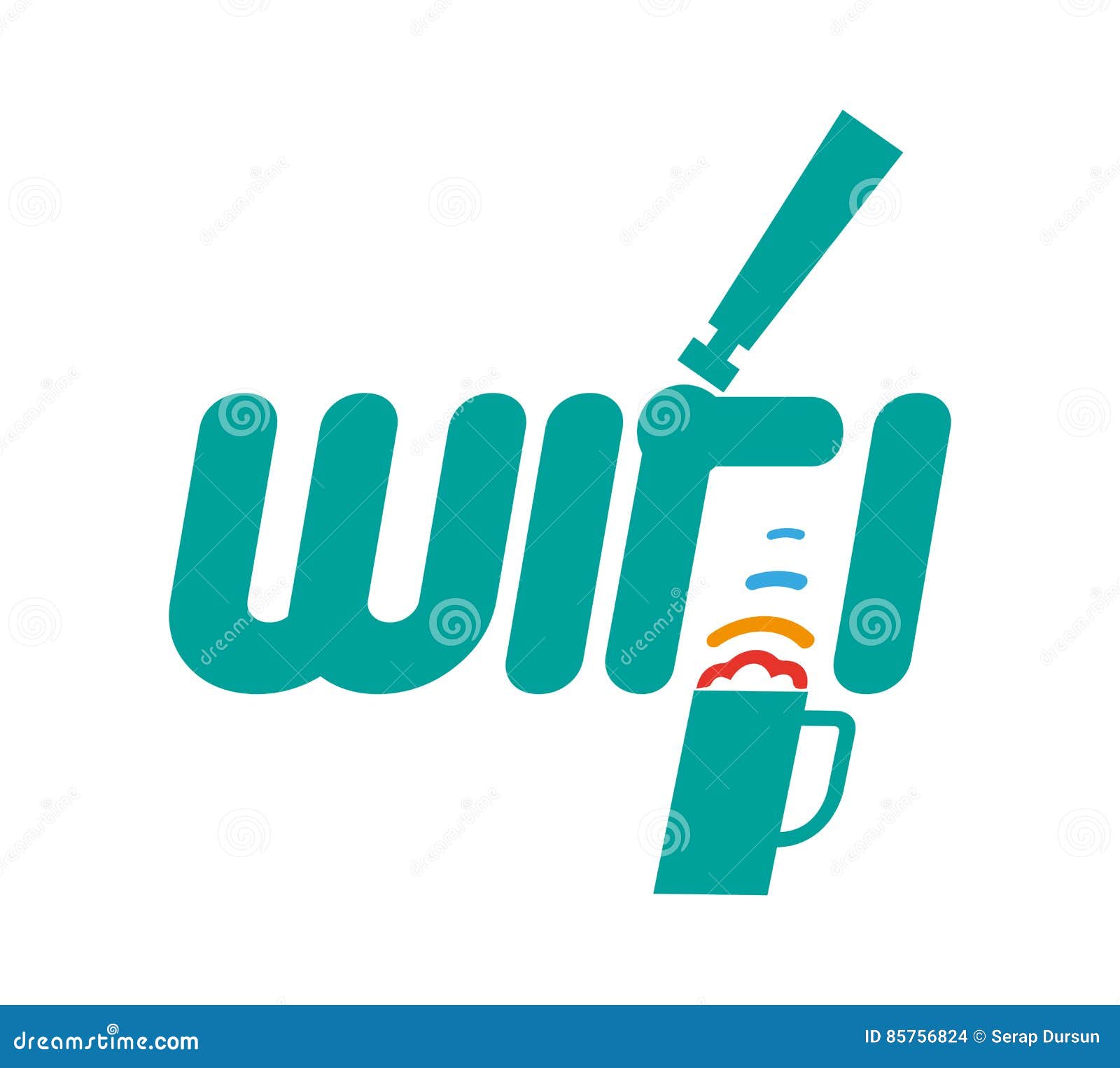 Wifi Logo Concept Design stock vector. Illustration of future - 85756824