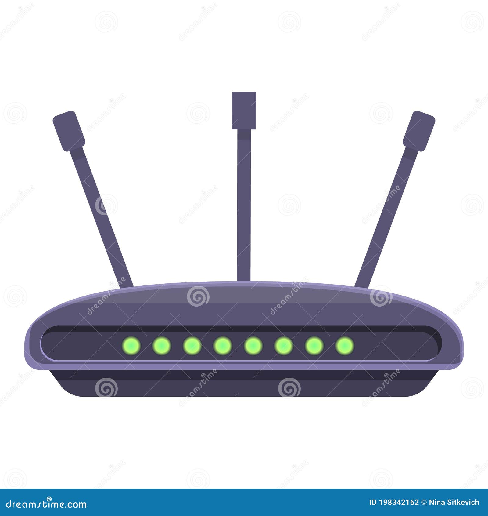 Wifi Modem Connection Icon, Cartoon Style Stock Vector - Illustration ... Wifi Modem Connection Icon, Cartoon Style Stock Vector - Illustration ...