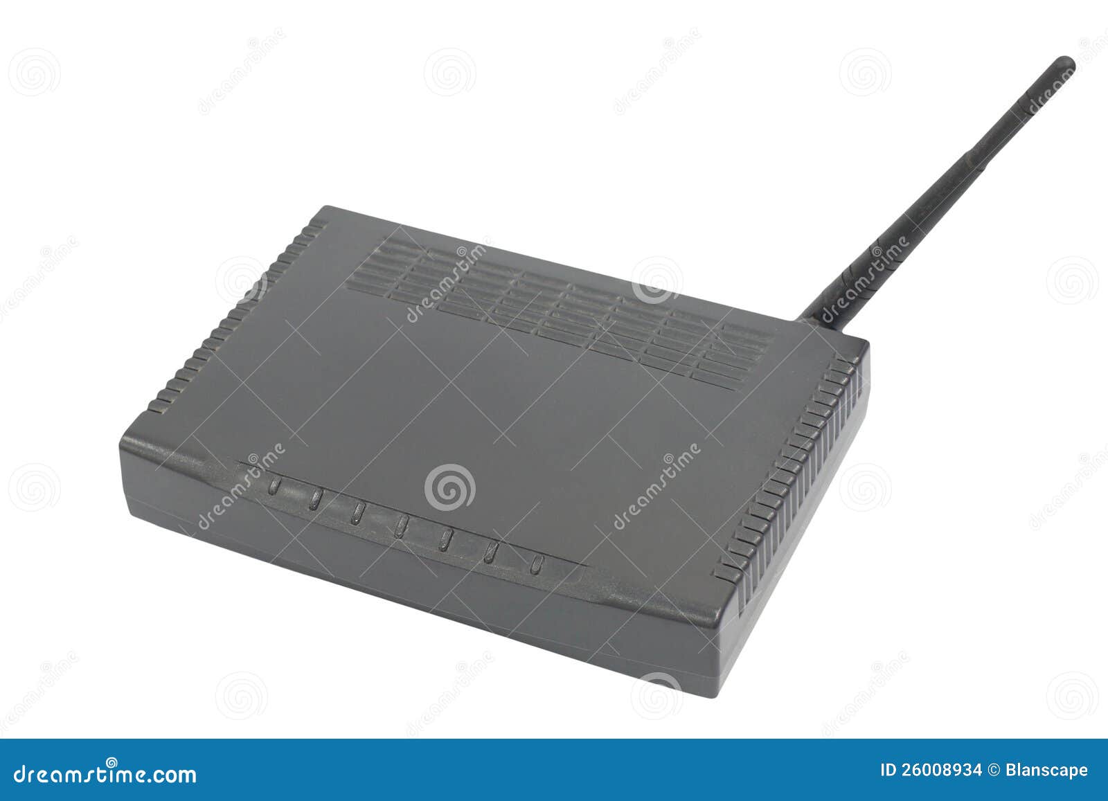 WiFi Modem Router Isolated On White Stock Images - Image: 26008934