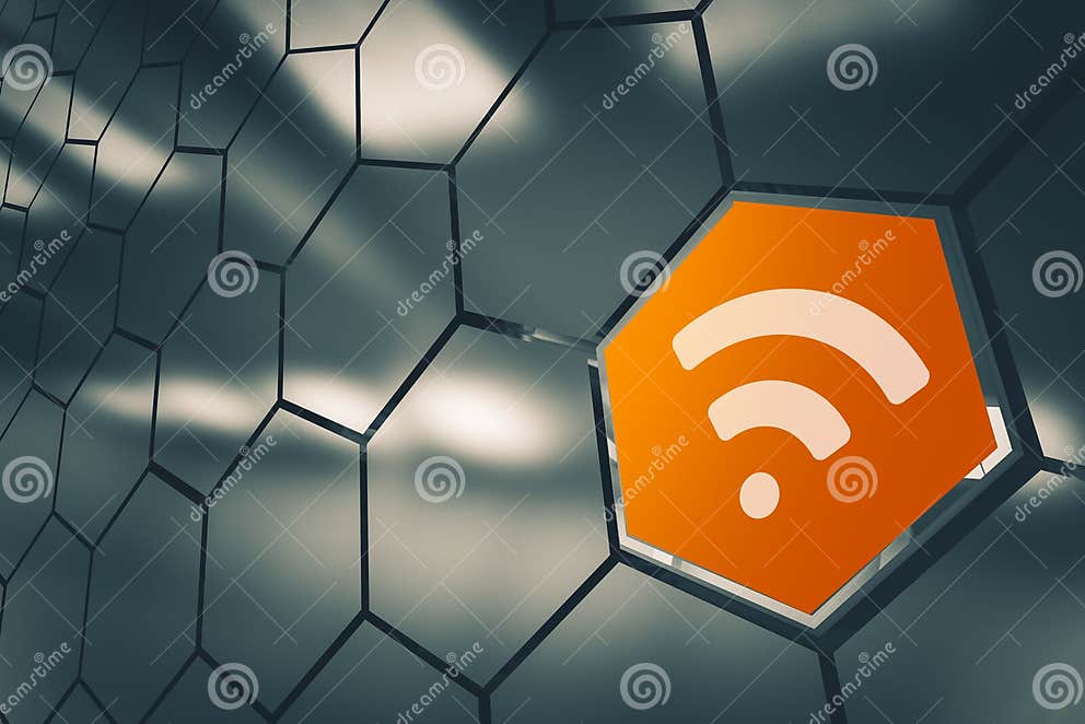WiFi Network Availability stock illustration. Illustration of symbol ...