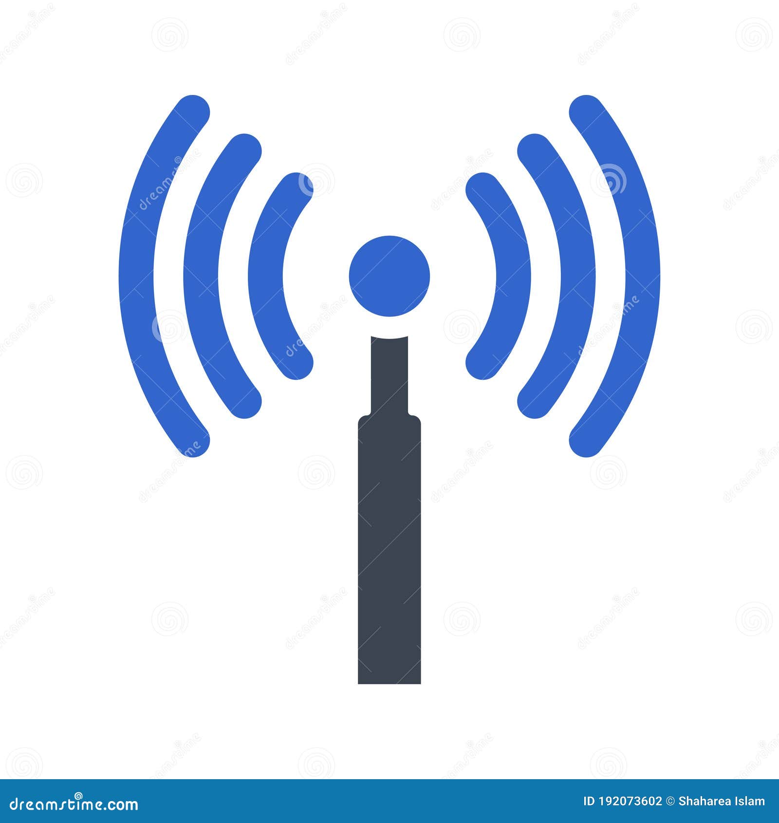 WiFi Network Icon stock vector. Illustration of signal - 192073602