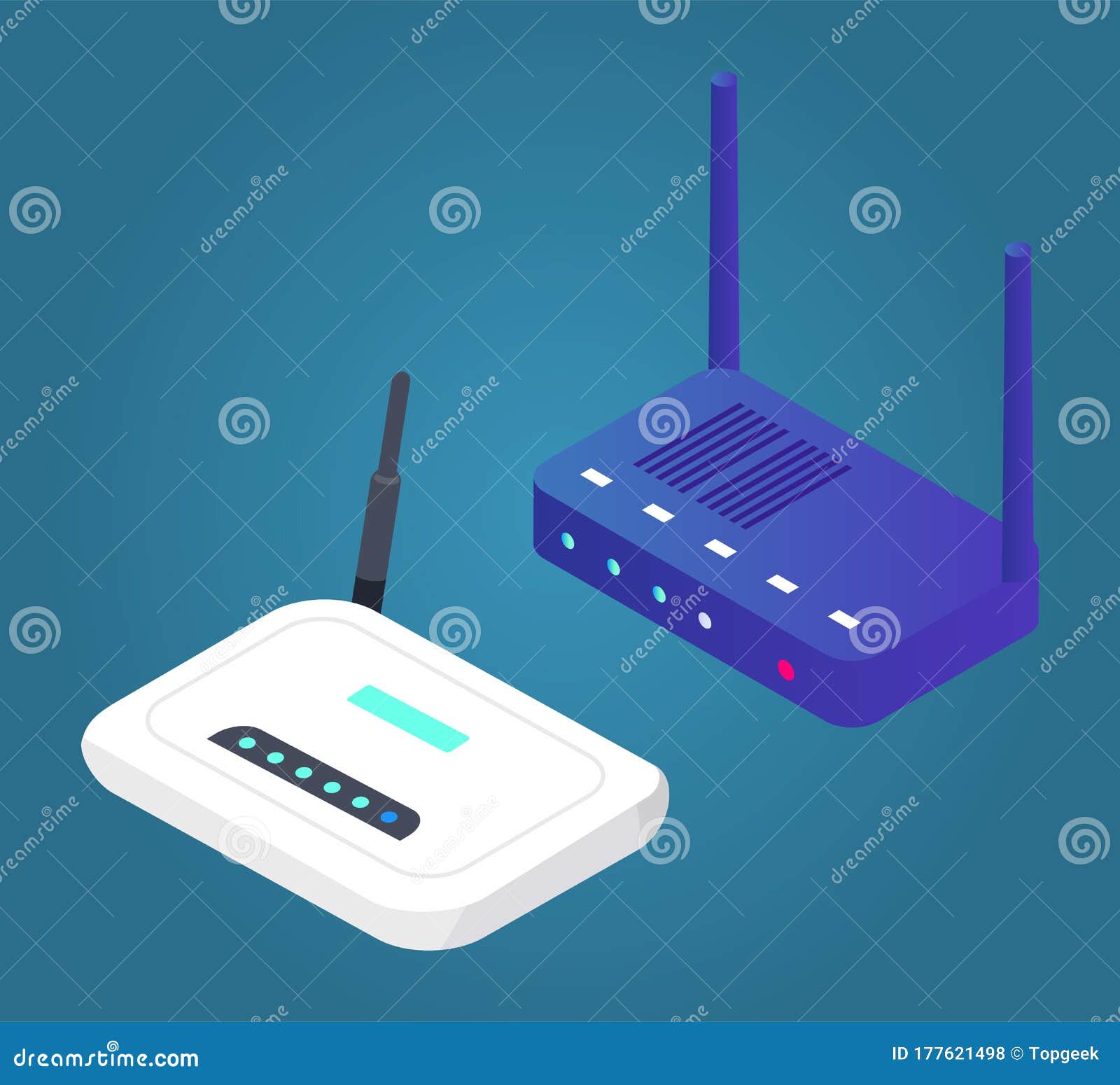 Internet Wireless Device Wifi Smart Home Vector Stock Vector ...
