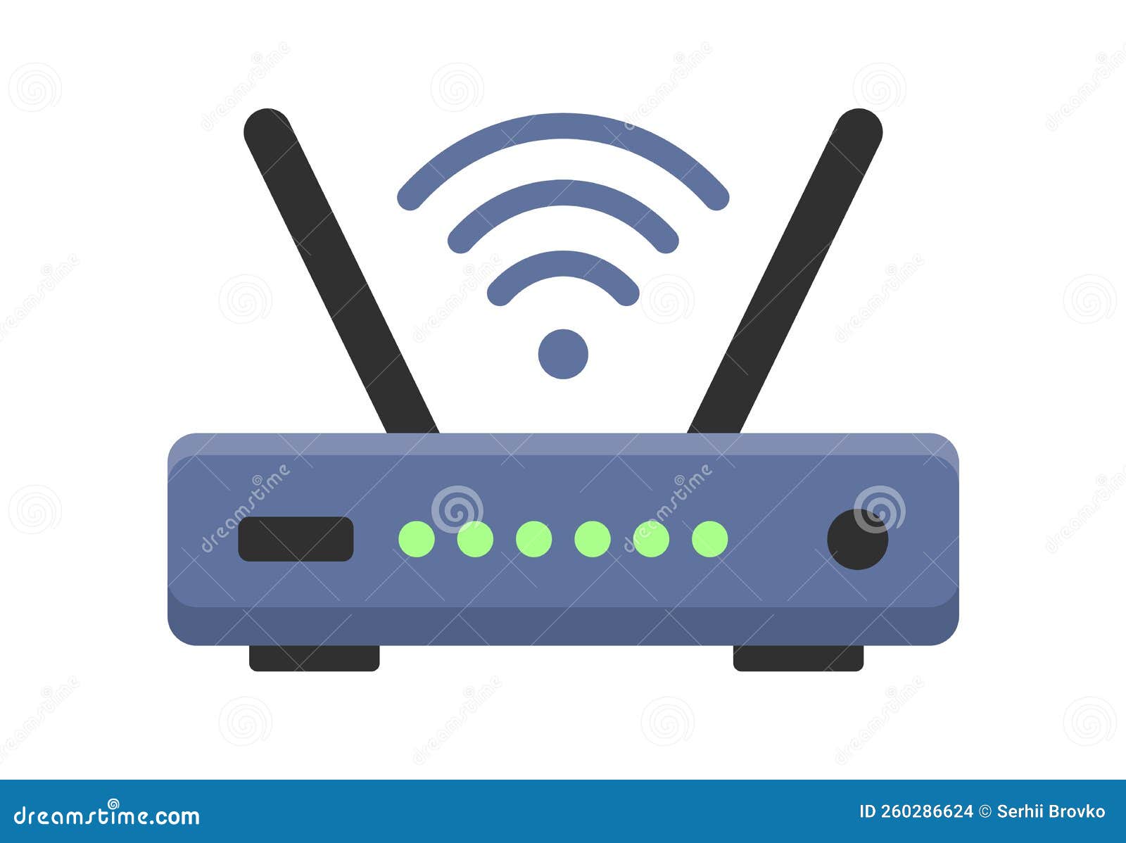 Wifi Router Icon. Internet Service Wireless Router. Modem with Wifi ...