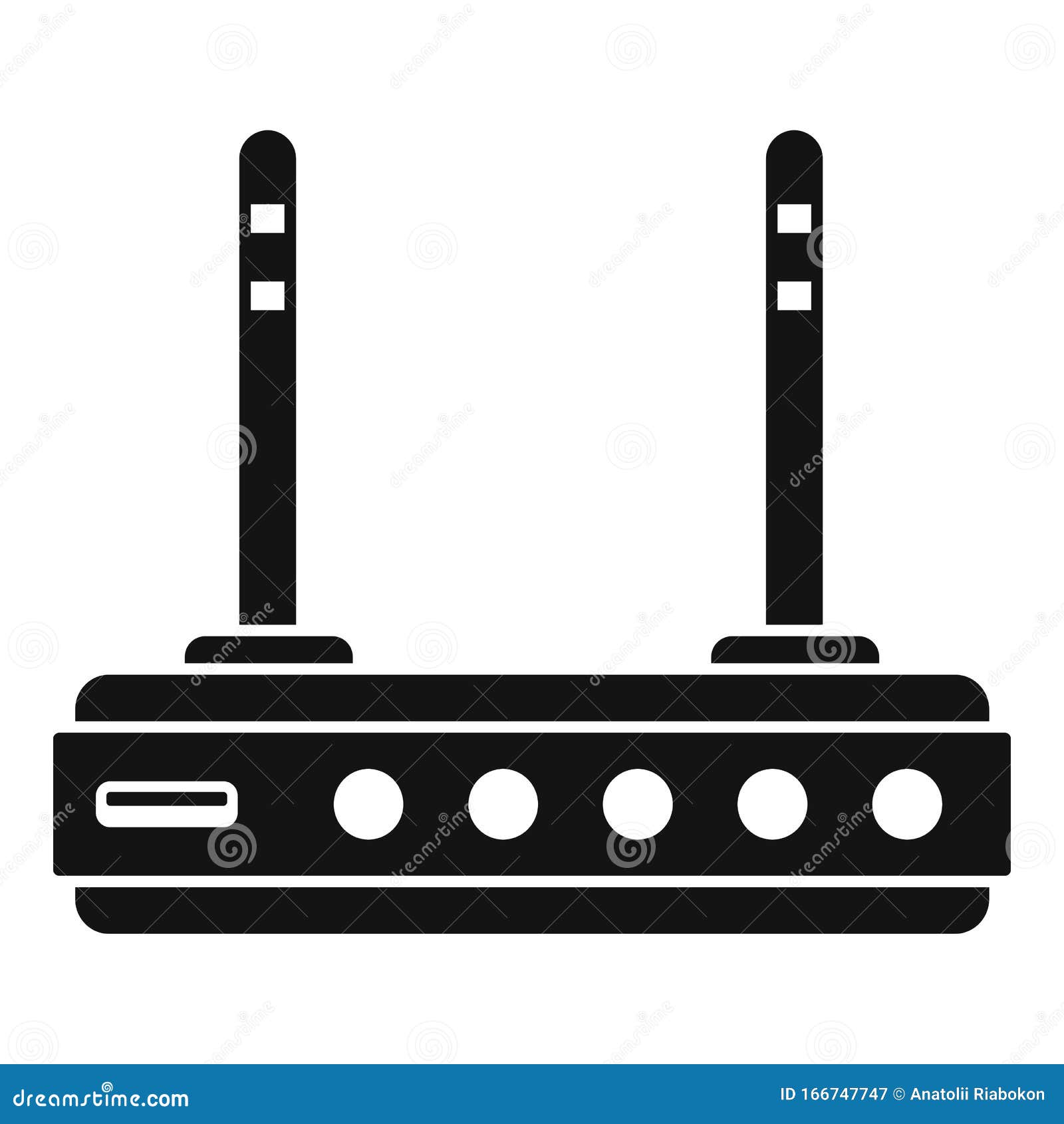 Wifi Router Icon, Simple Style Stock Vector - Illustration of ...
