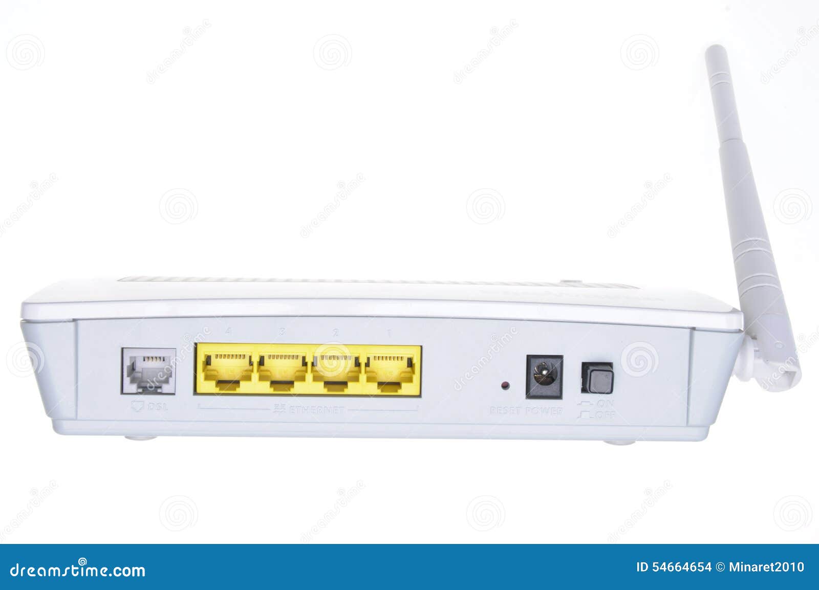 WIFI Router Isolate On White Background Royalty-Free Stock Photography ...