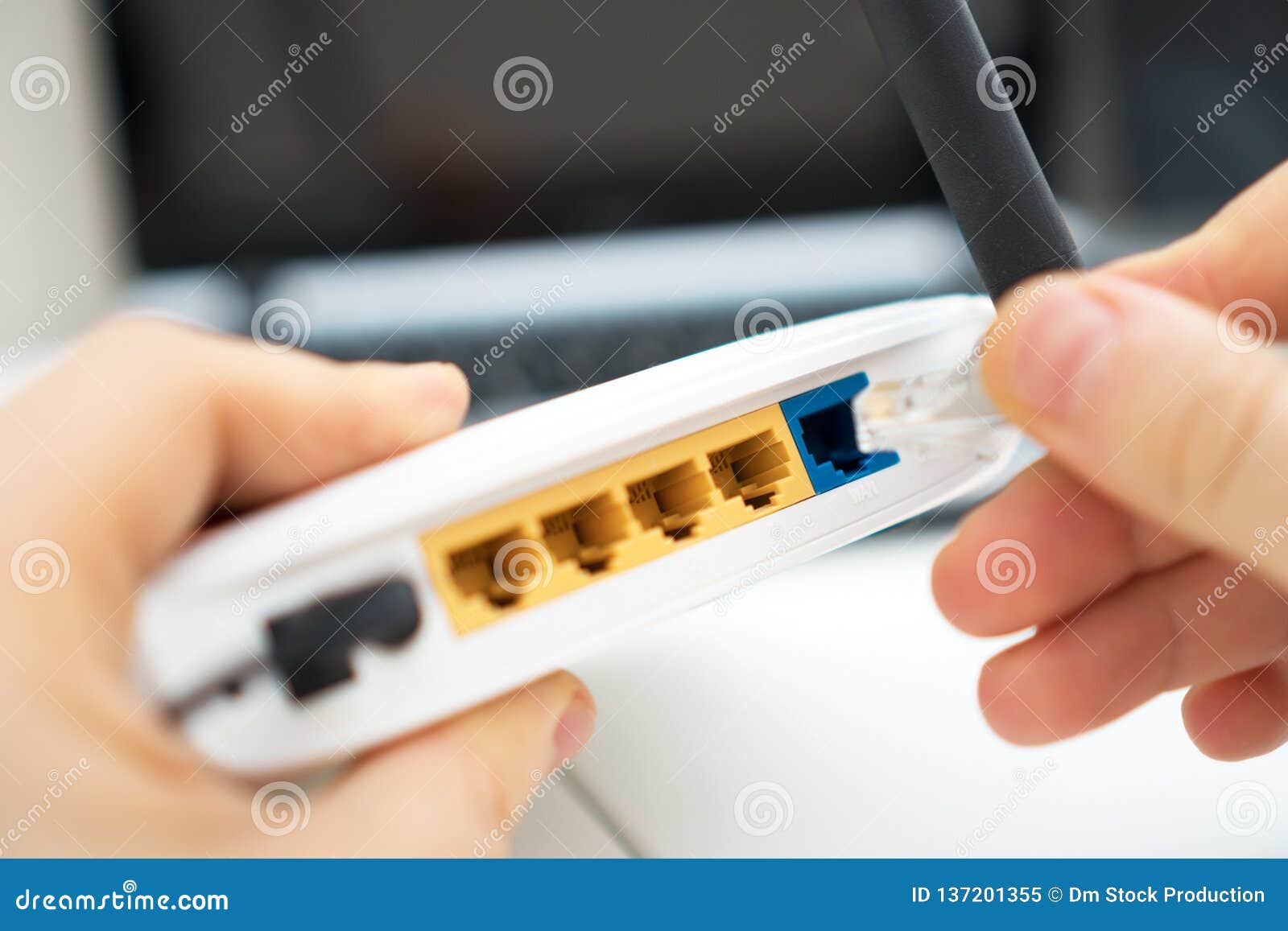 Wifi router stock image. Image of access, fixing, network - 137201355
