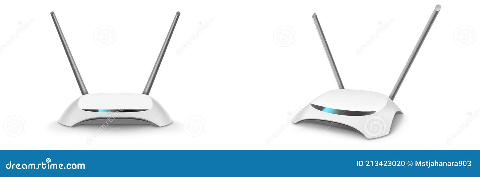 Wifi Router, Modern Wireless Broadband Modem Stock Vector ...