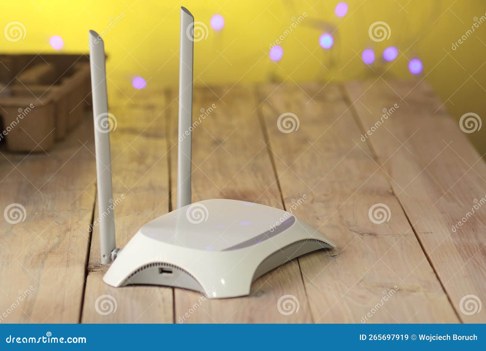 Wifi Router On The Table Royalty-Free Stock Photo | CartoonDealer.com ...