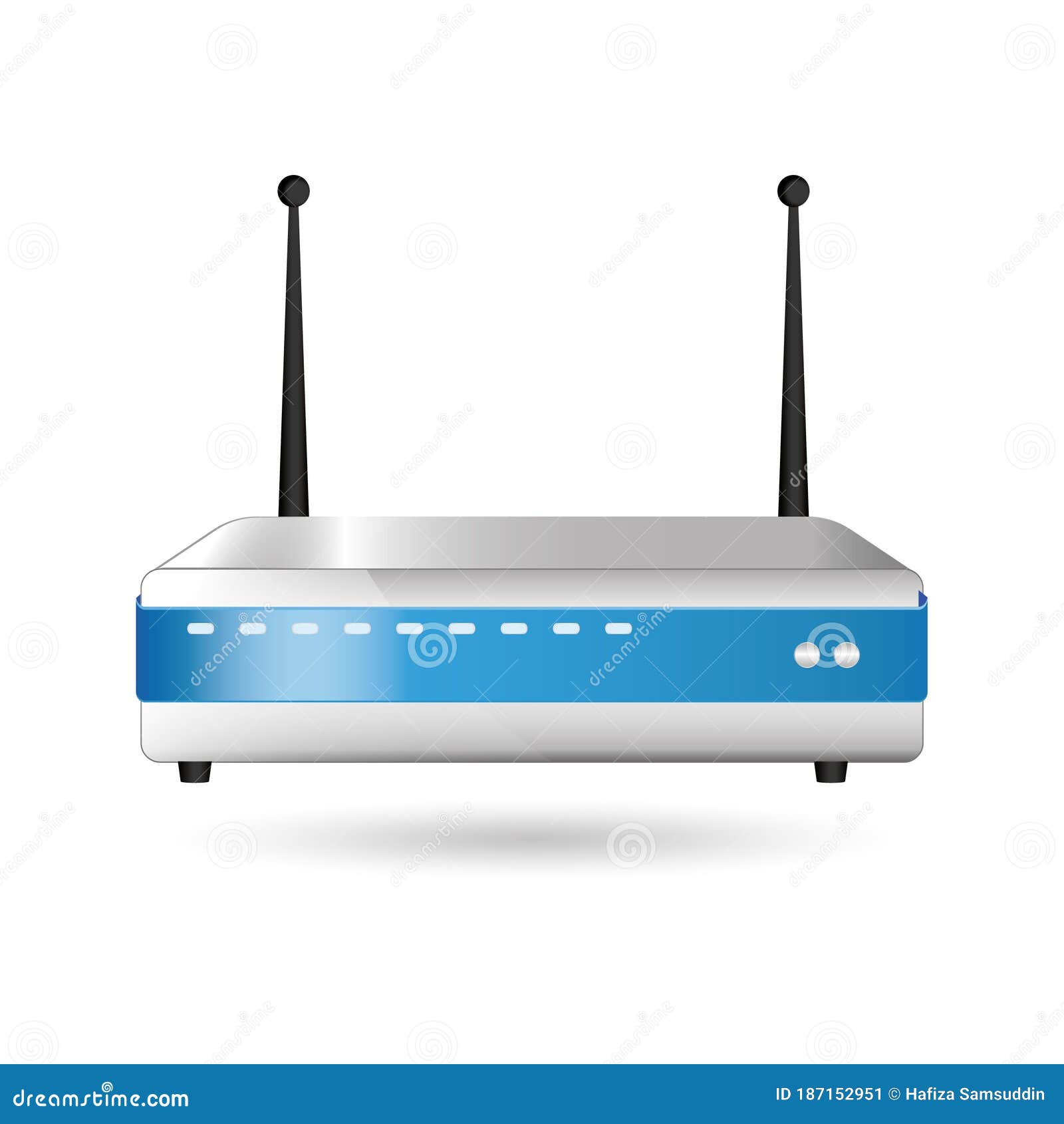 Wifi Router. Vector Illustration Decorative Design Stock Vector ...