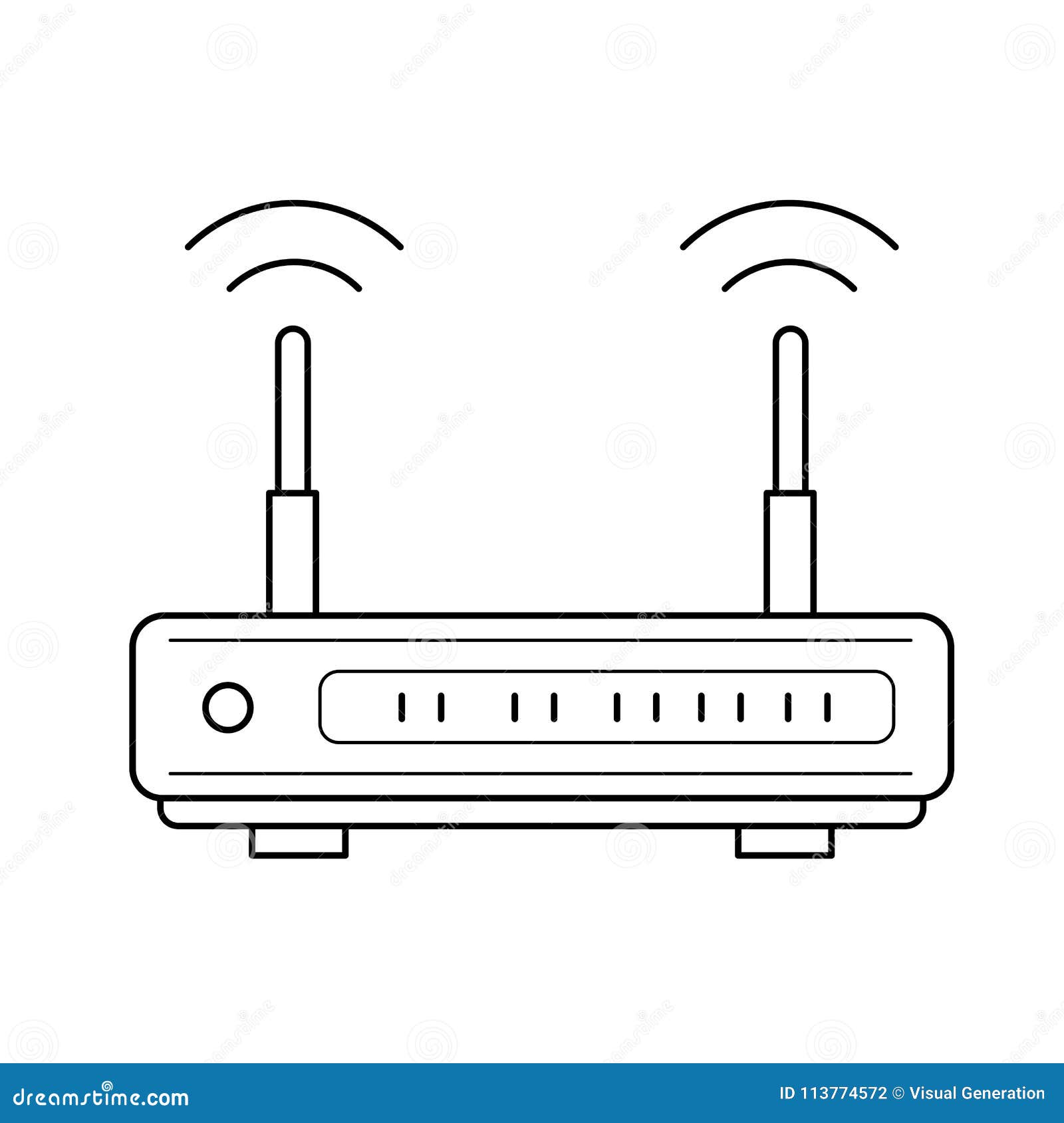 Wifi router line icon. stock vector. Illustration of mobile - 113774572 Wifi router line icon. stock vector. Illustration of mobile - 113774572