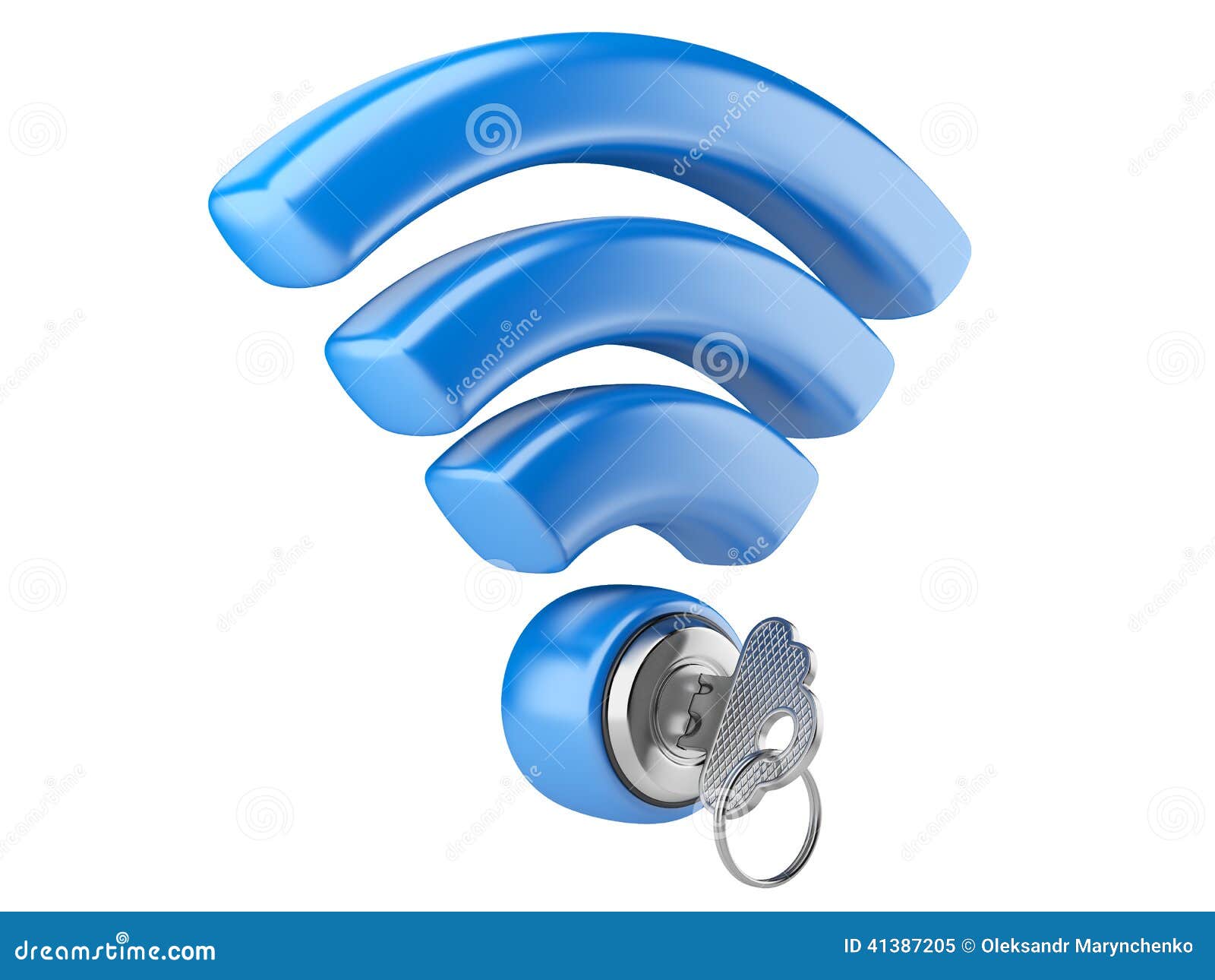 WiFi security concept stock illustration. Illustration of address ...