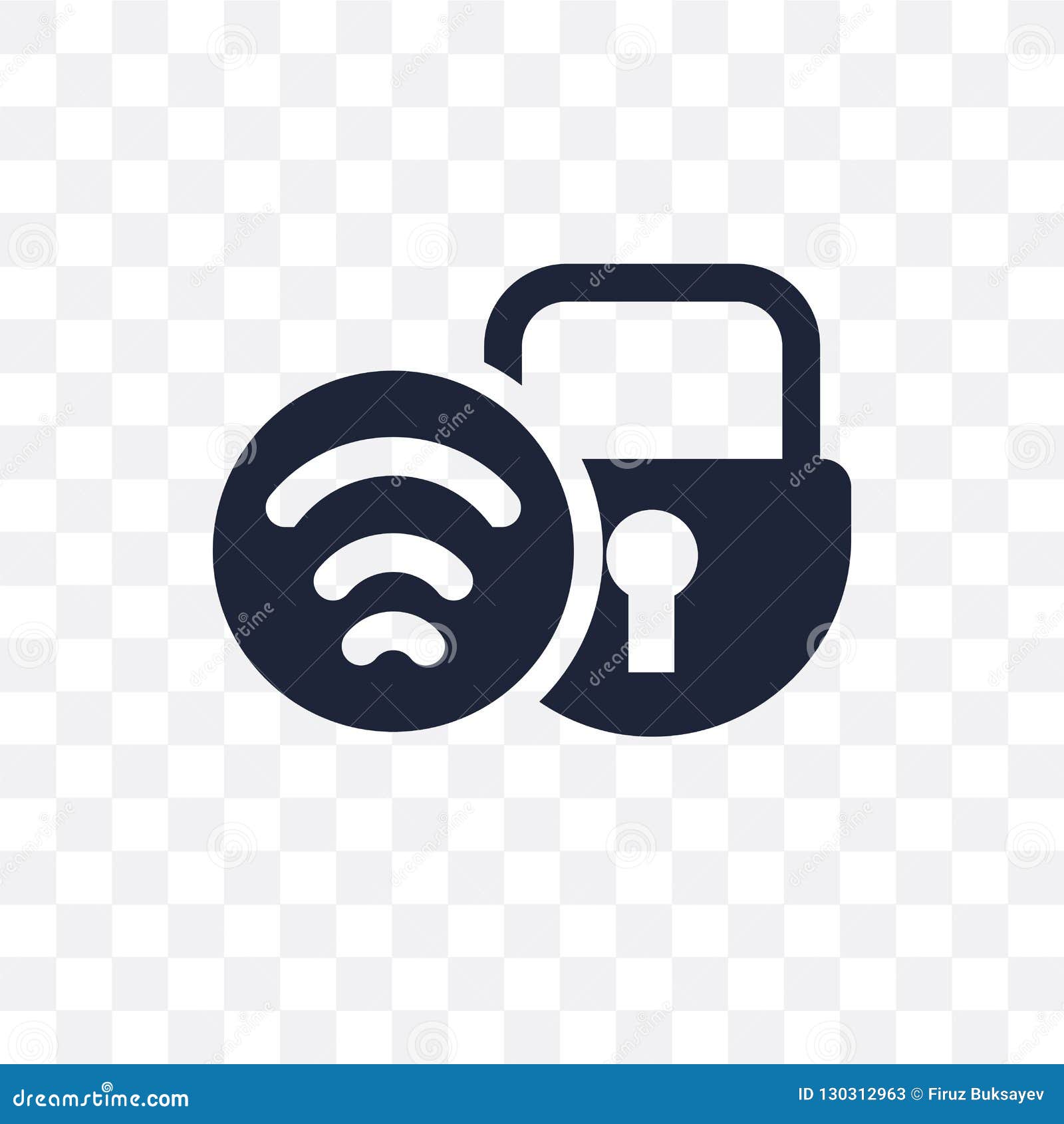 Wifi Security Transparent Icon. Wifi Security Symbol Design from Stock ...