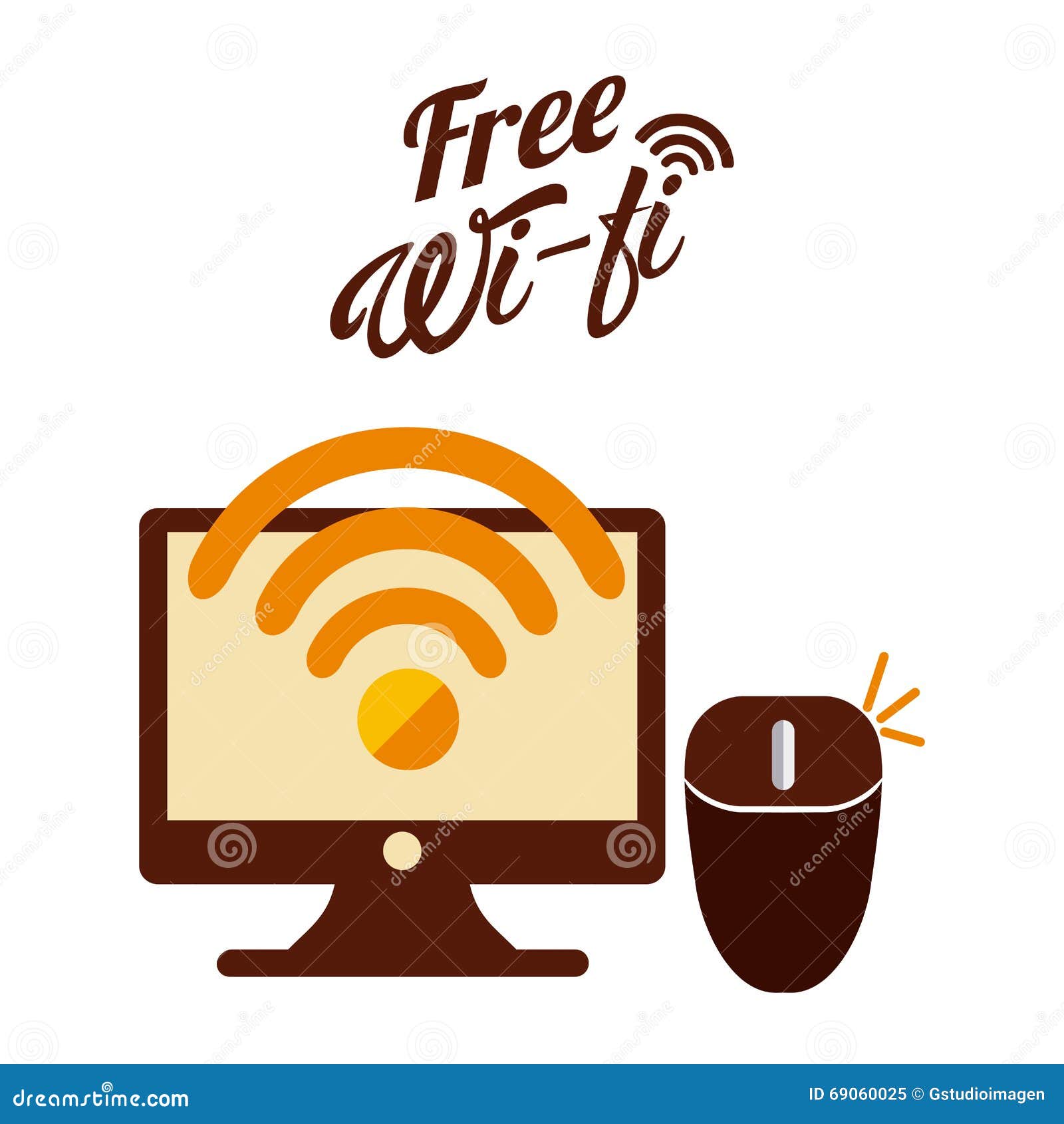 Wifi service design stock vector. Illustration of network - 69060025