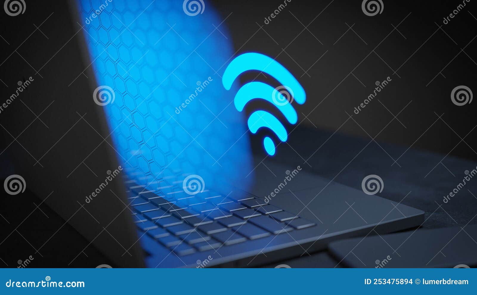 Wifi Status Check Connectivity Access Concept 3D Illustration Stock ...