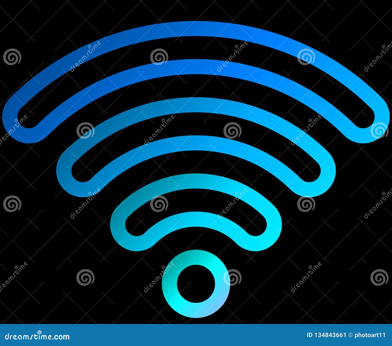 Wifi Symbol Icon - Colorful Outlined Rounded Gradient, Isolated ... Wifi Symbol Icon - Colorful Outlined Rounded Gradient, Isolated ...