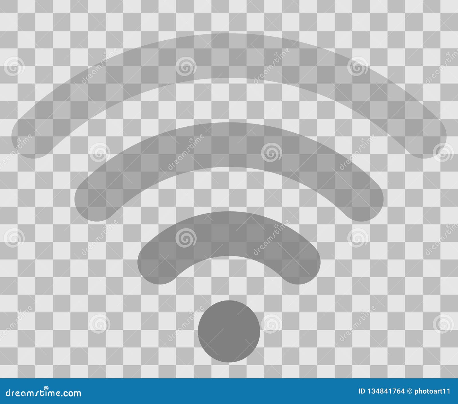 Gray Wifi Icon Wireless Symbol On Isolated Background Cartoon Vector ... Gray Wifi Icon Wireless Symbol On Isolated Background Cartoon Vector ...