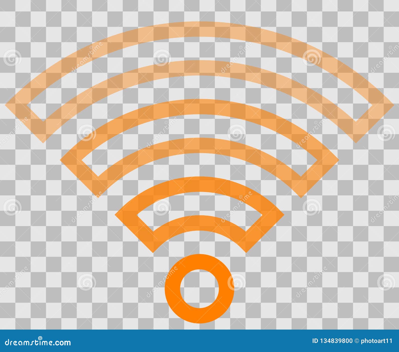 Wifi Symbol Icon - Orange Outlined Transparent, Isolated - Vector Stock ... Wifi Symbol Icon - Orange Outlined Transparent, Isolated - Vector Stock ...