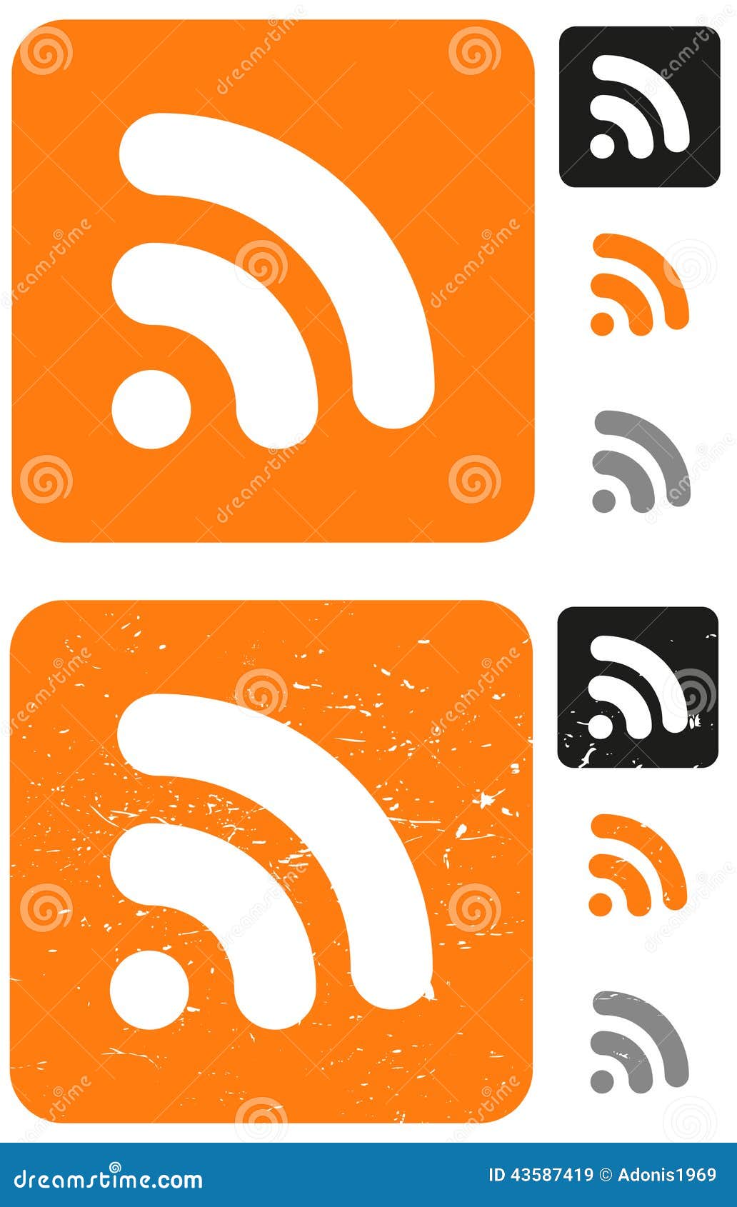 WiFi symbols stock vector. Illustration of connection - 43587419