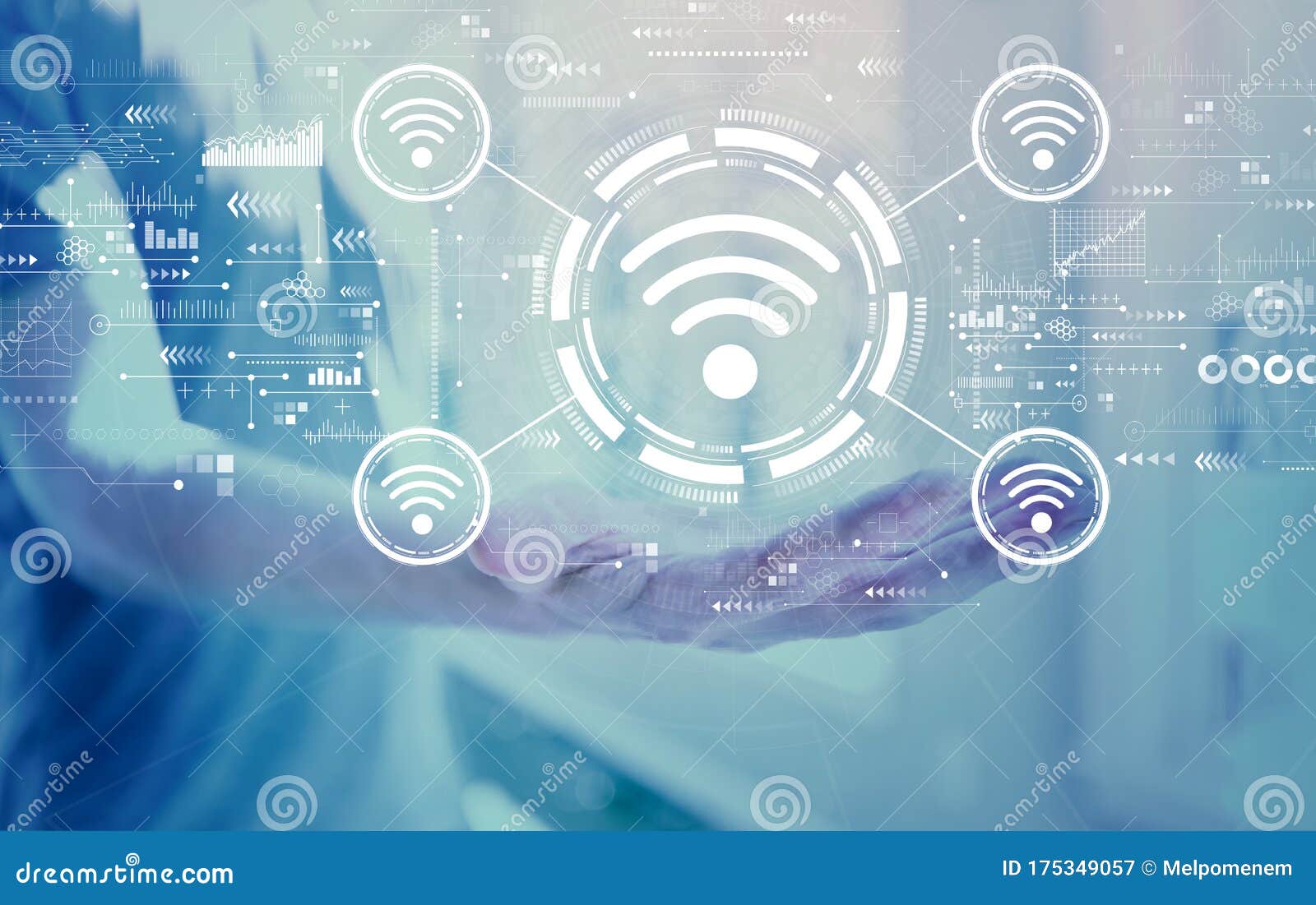 Wifi theme with young man stock image. Image of connect - 175349057