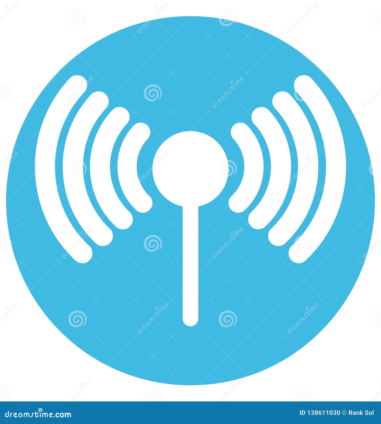 Wifi Tower Color Isolated Vector Icon that Can Be Easily Modified or ...
