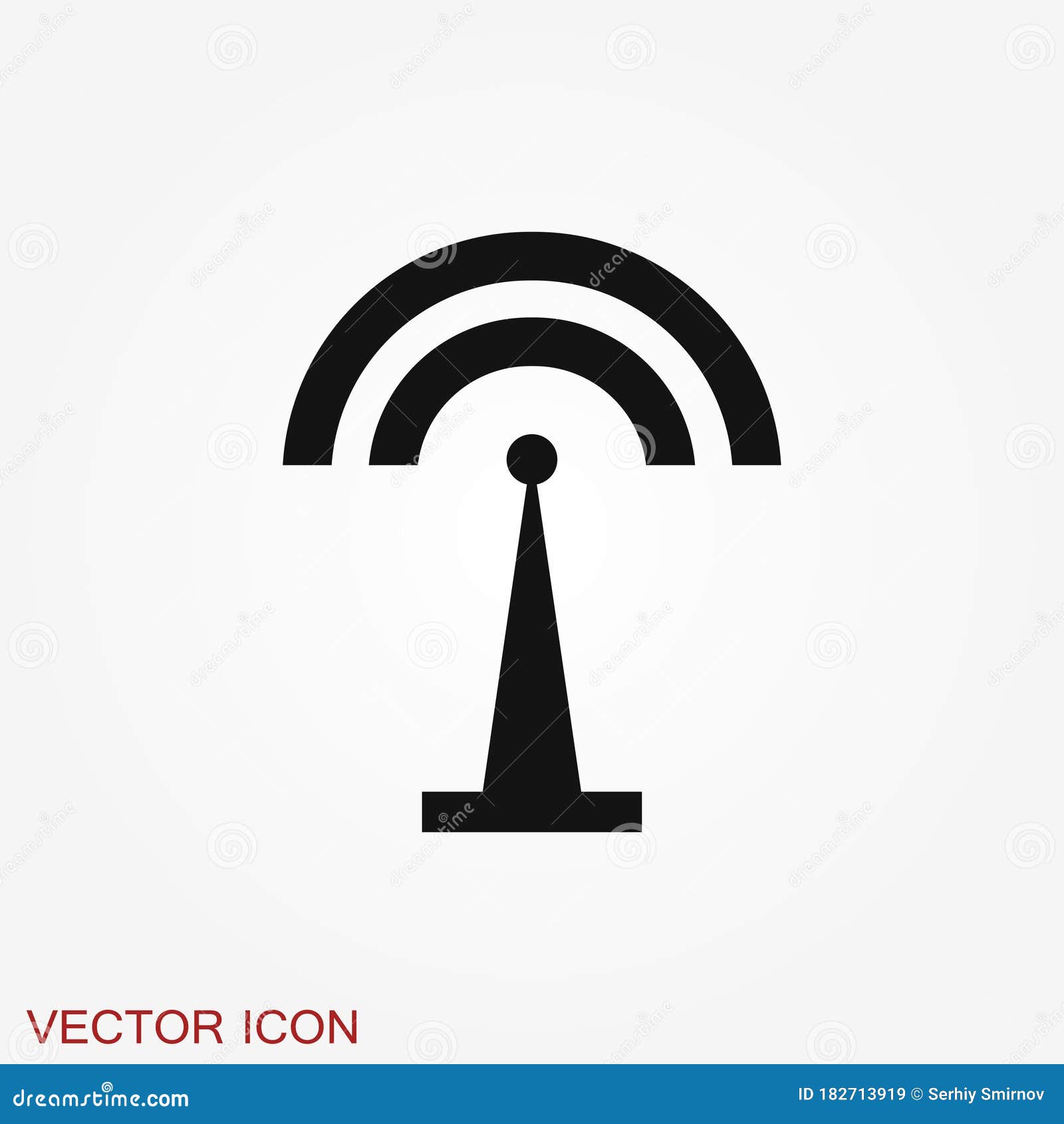 Wifi Vector Icon. Computer and Network Connections Symbol Isolated on ...