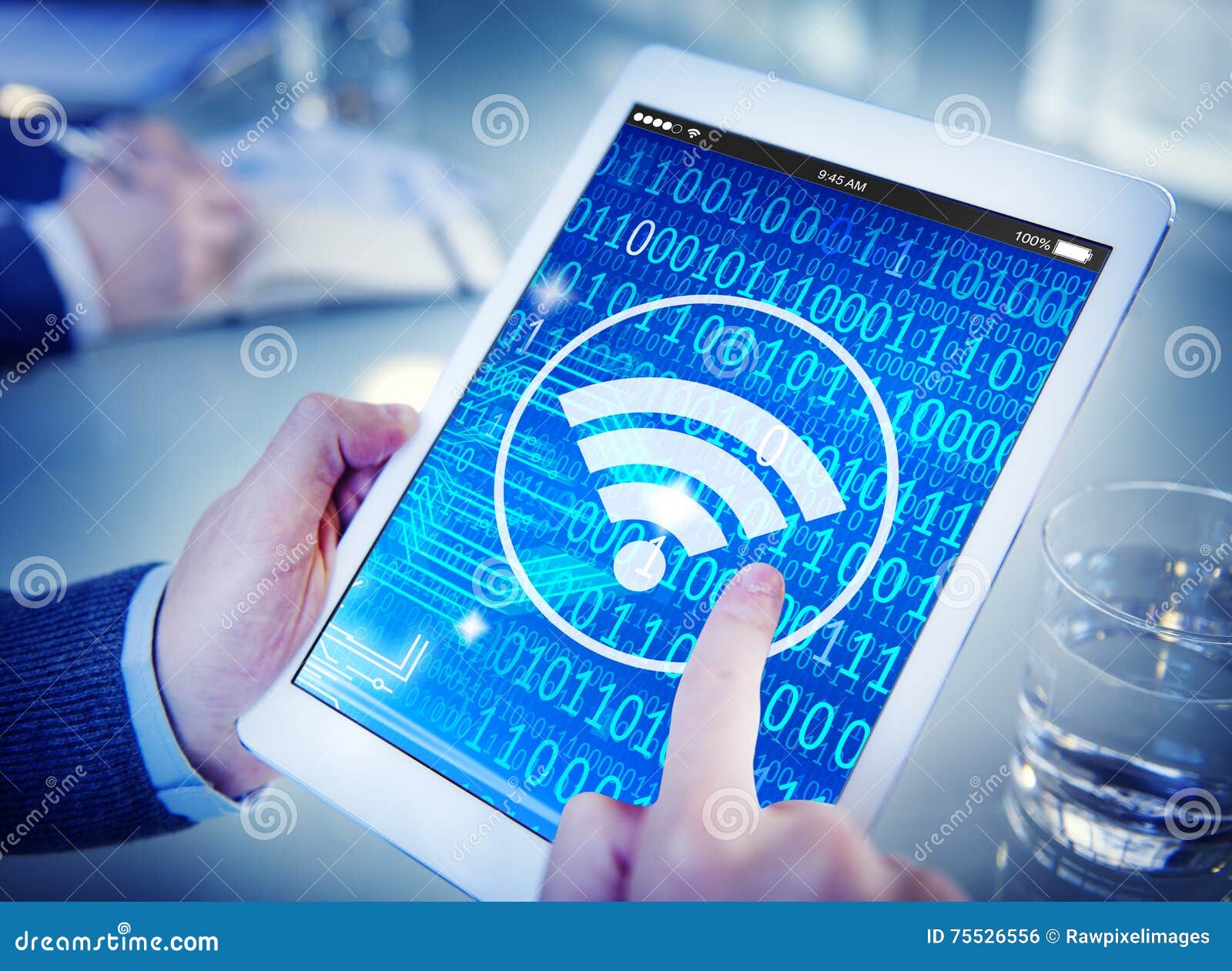 Wifi Wireless Signal Network Connection Technology Concept Stock Photo ...