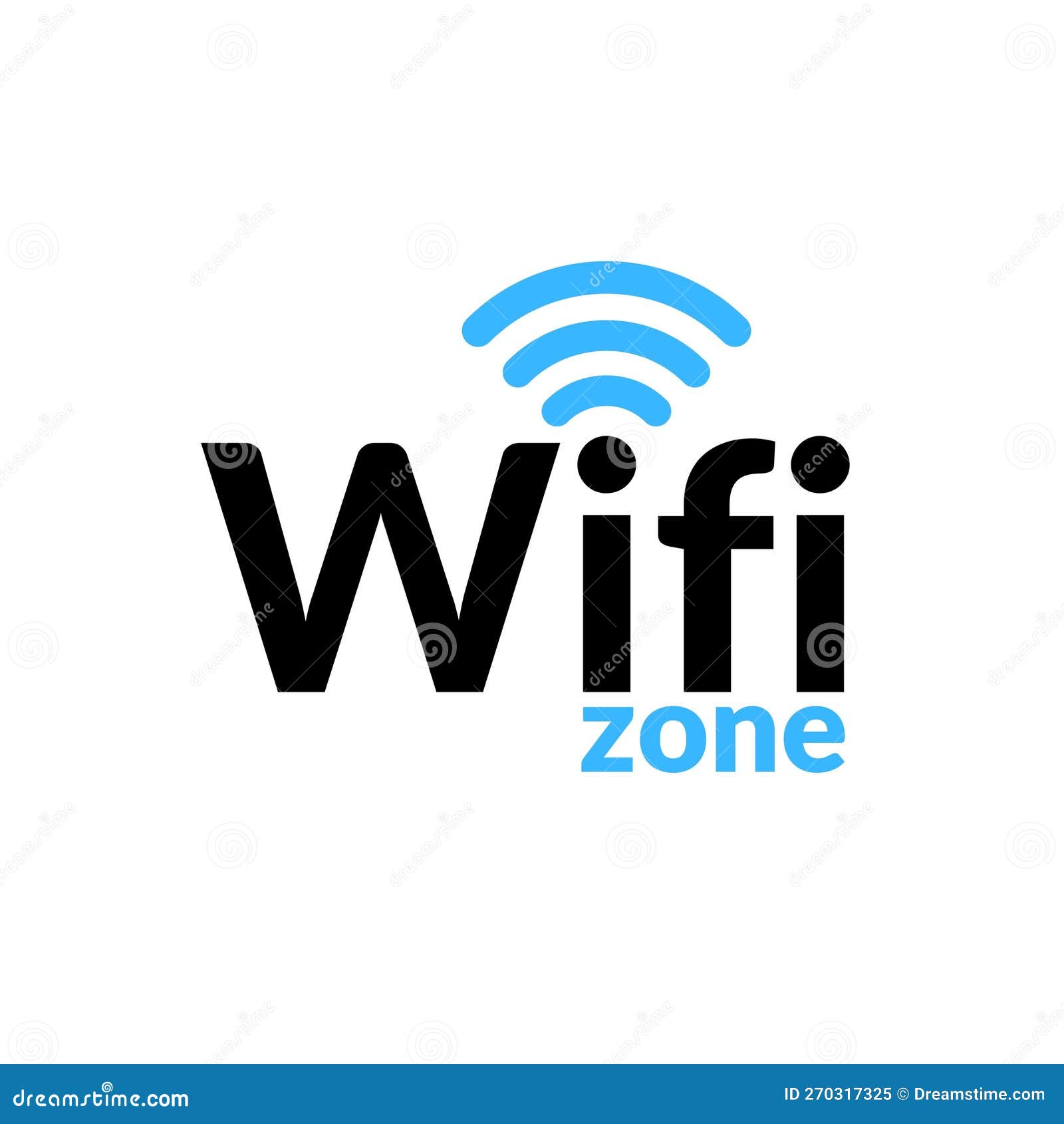 Wifi Zone Icon. Wireless Internet Zone Stock Illustration ...