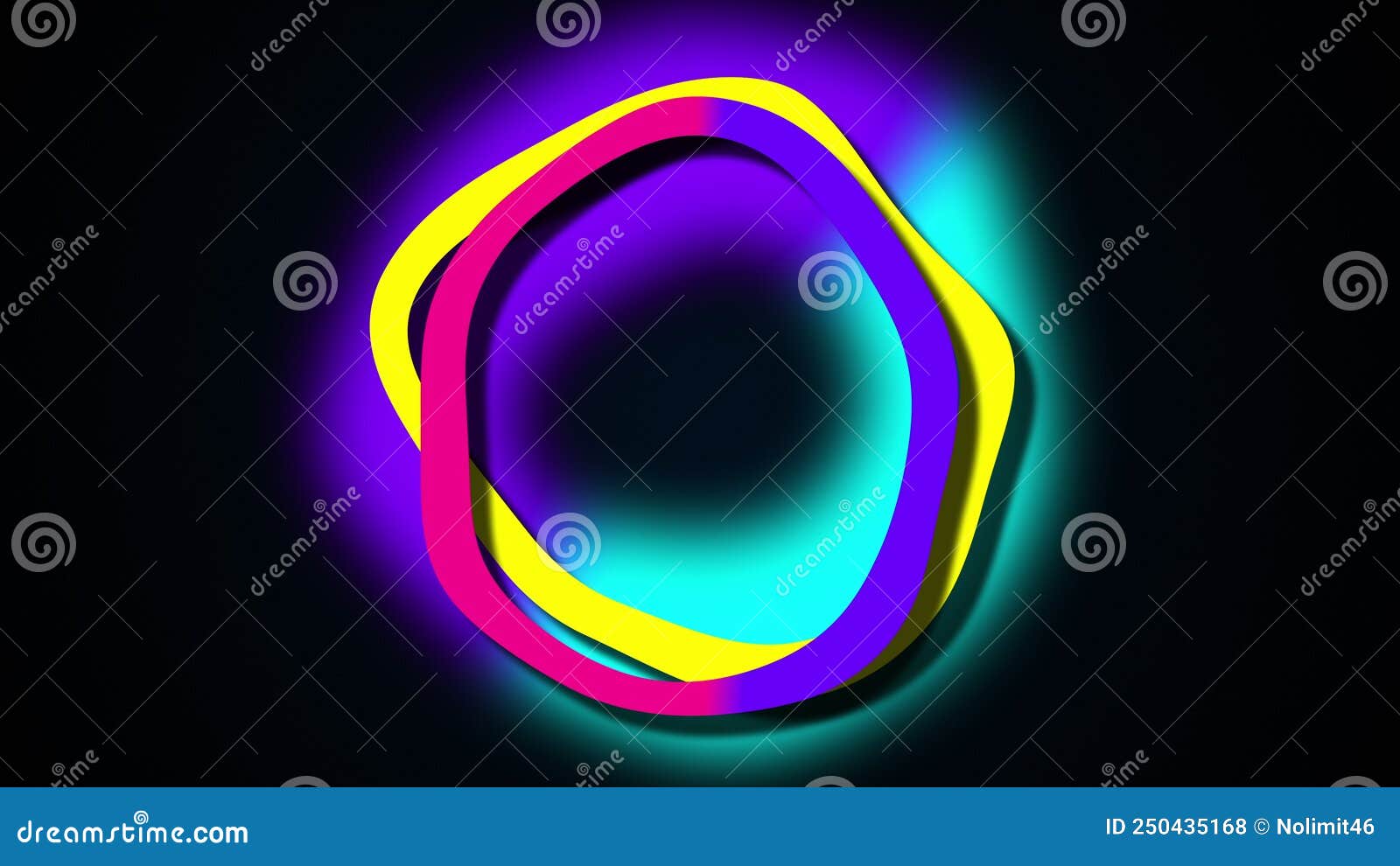 Wiggle colorful circles stock illustration. Illustration of circles ...