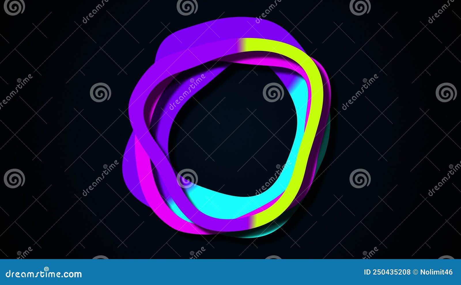 Wiggle colorful circles stock illustration. Illustration of pack ...