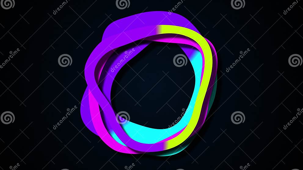 Wiggle colorful circles stock illustration. Illustration of pack ...