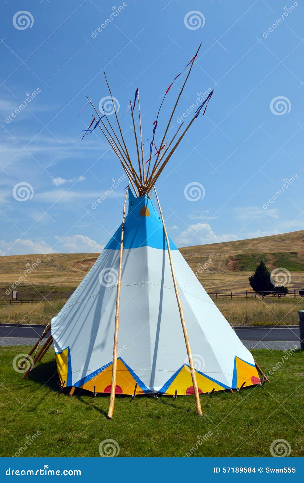 Wigwam teepee. stock photo. Image of lodging, pattern - 57189584