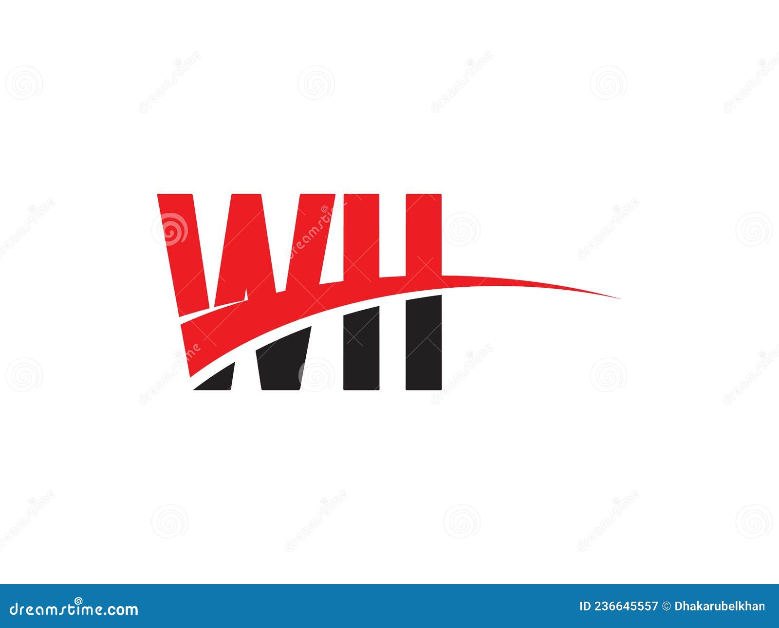 WII Letter Initial Logo Design Vector Illustration Stock Vector ...