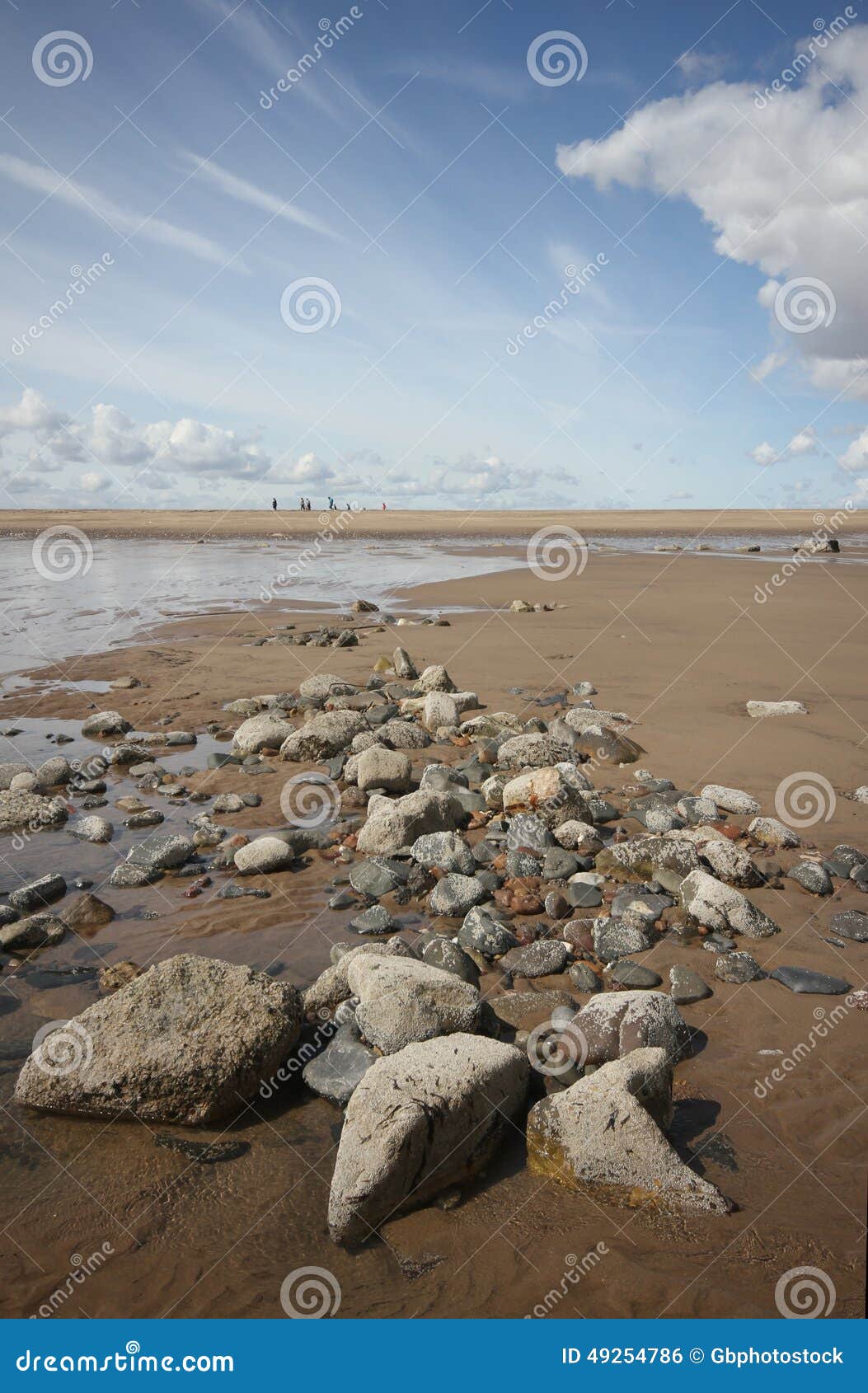 Wijs Het Estuarium Van Punthumber Af Stock Foto - Image of punt, strand ...