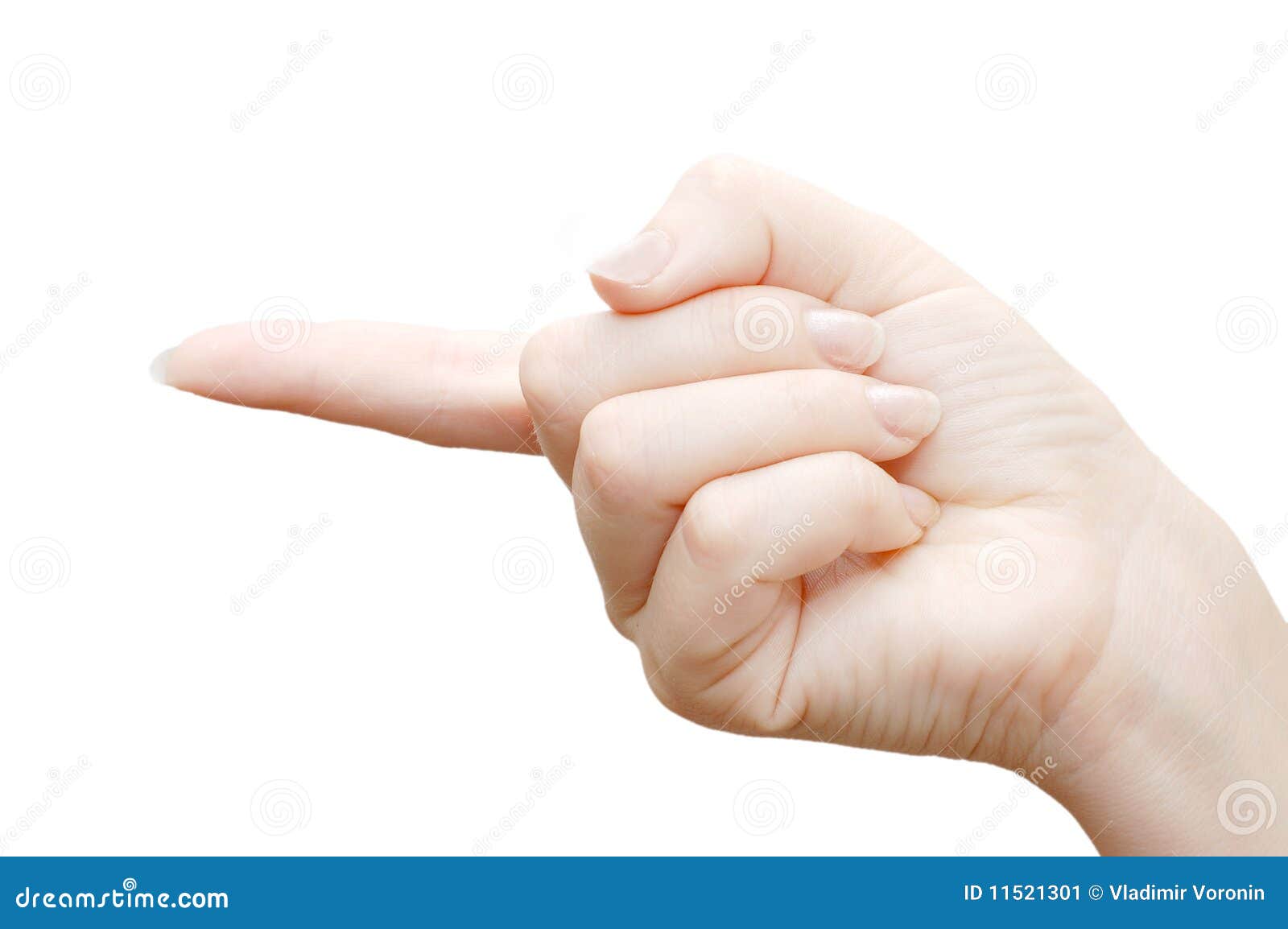 Wijsvinger stock afbeelding. Image of vinger, bericht - 11521301