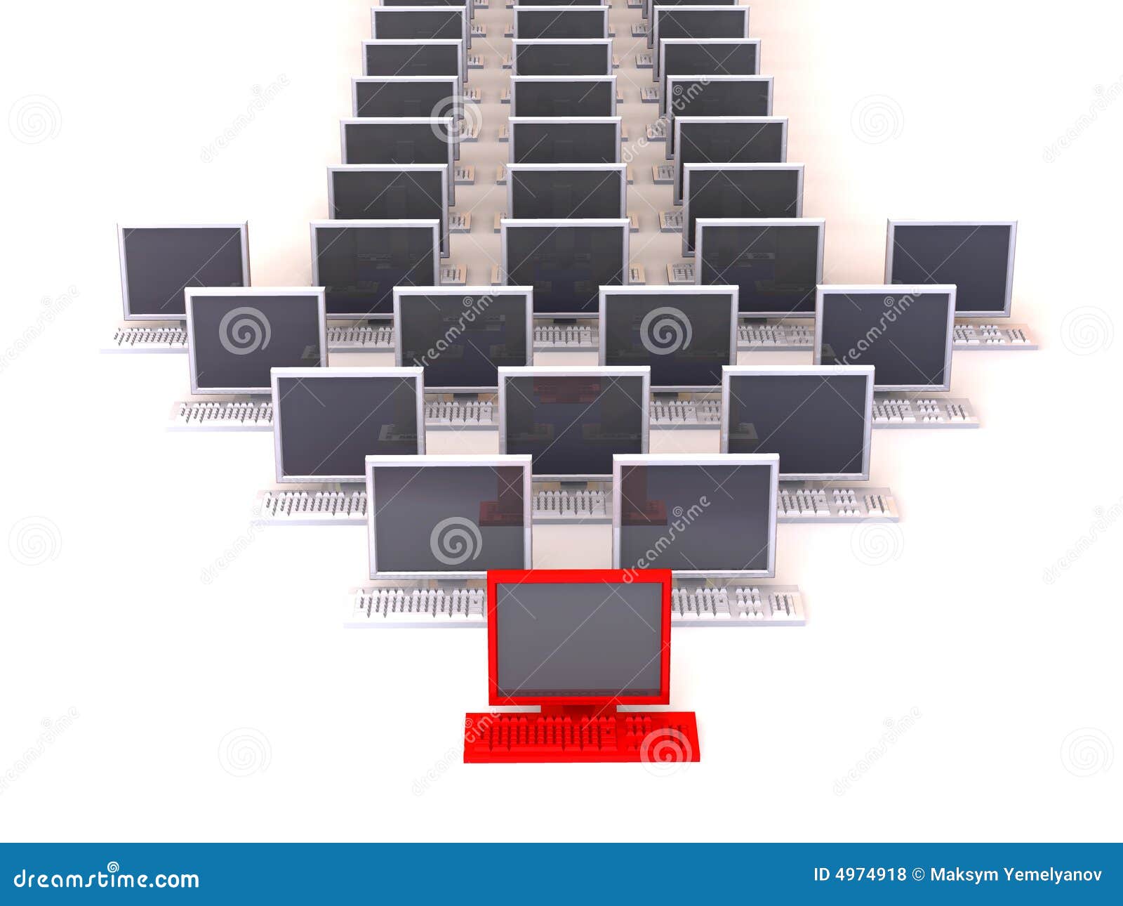 Wijzer van PC stock illustratie. Illustration of pijl - 4974918