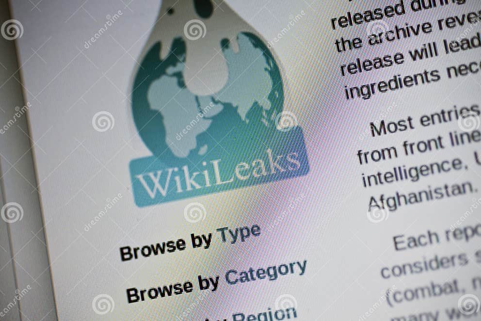 Wikileaks editorial photography. Image of publishing - 17285497