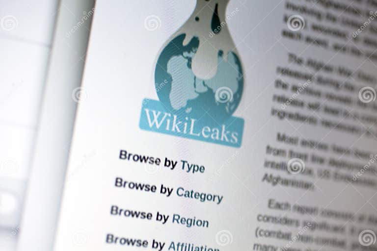 Wikileaks editorial photography. Image of american, scanda - 17285552