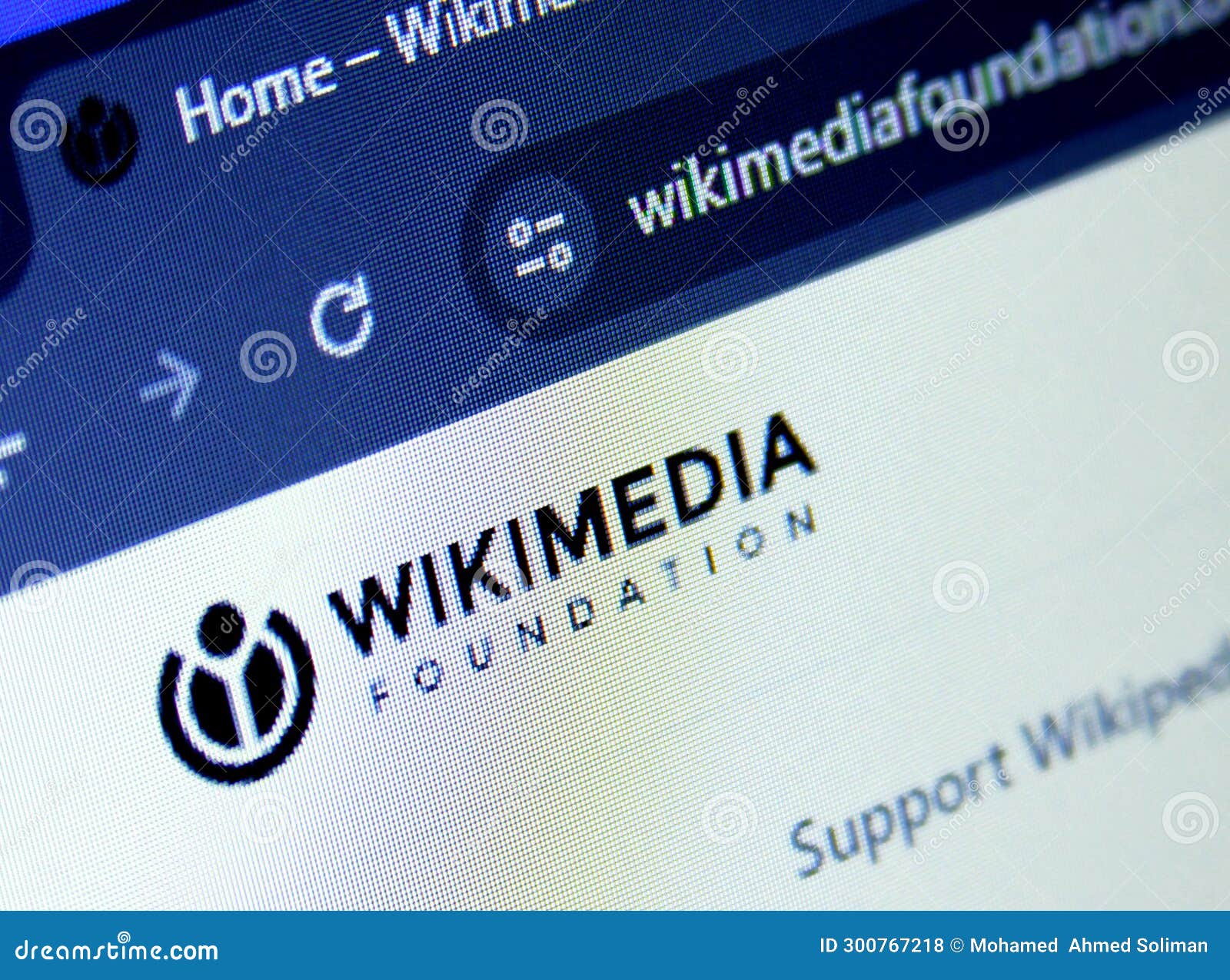 Wikimedia Foundation logo editorial stock photo. Image of business ...