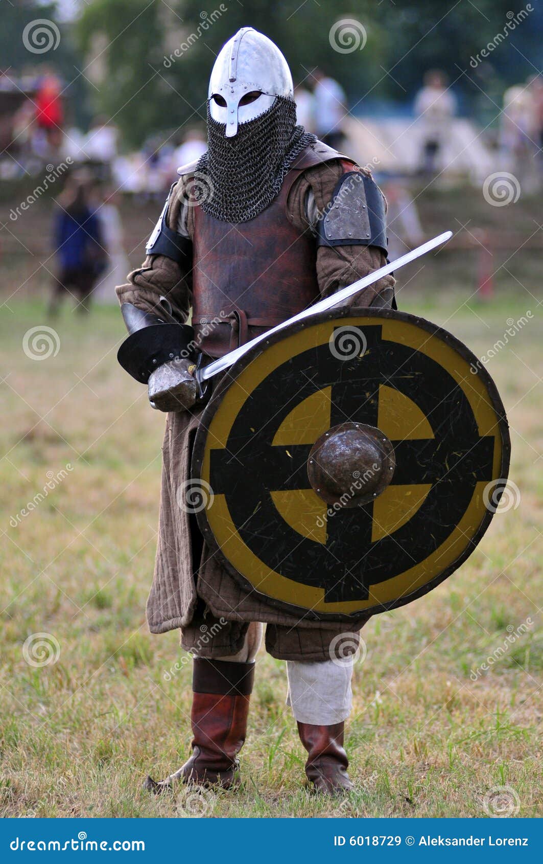 Wikinger-Krieger stockbild. Bild von magie, konflikt, metall - 6018729