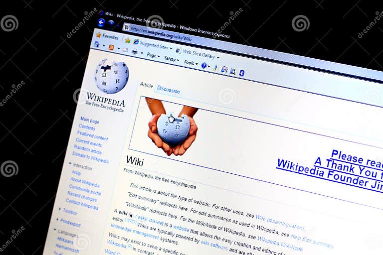 Wikipedia editorial image. Image of electronic, brand - 17657520