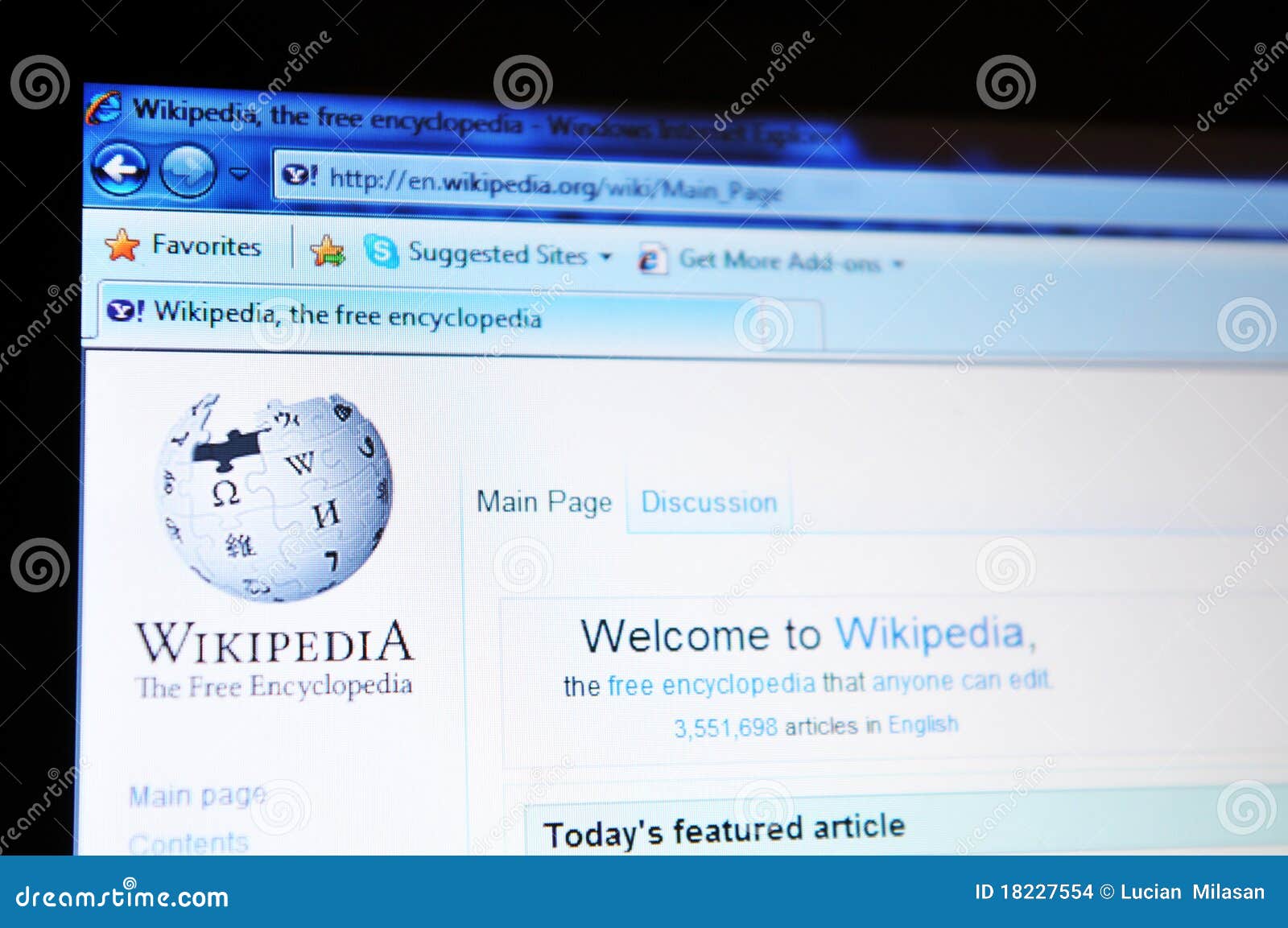 Wikipedia editorial stock image. Image of encyclopedia - 18227554