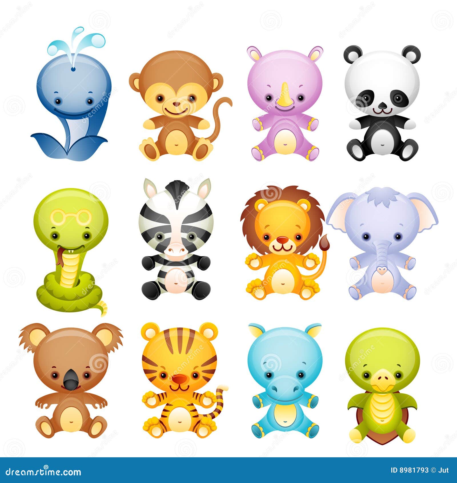 Wild Animal Scratches, Isolated On White Background Illustration, Torn ...