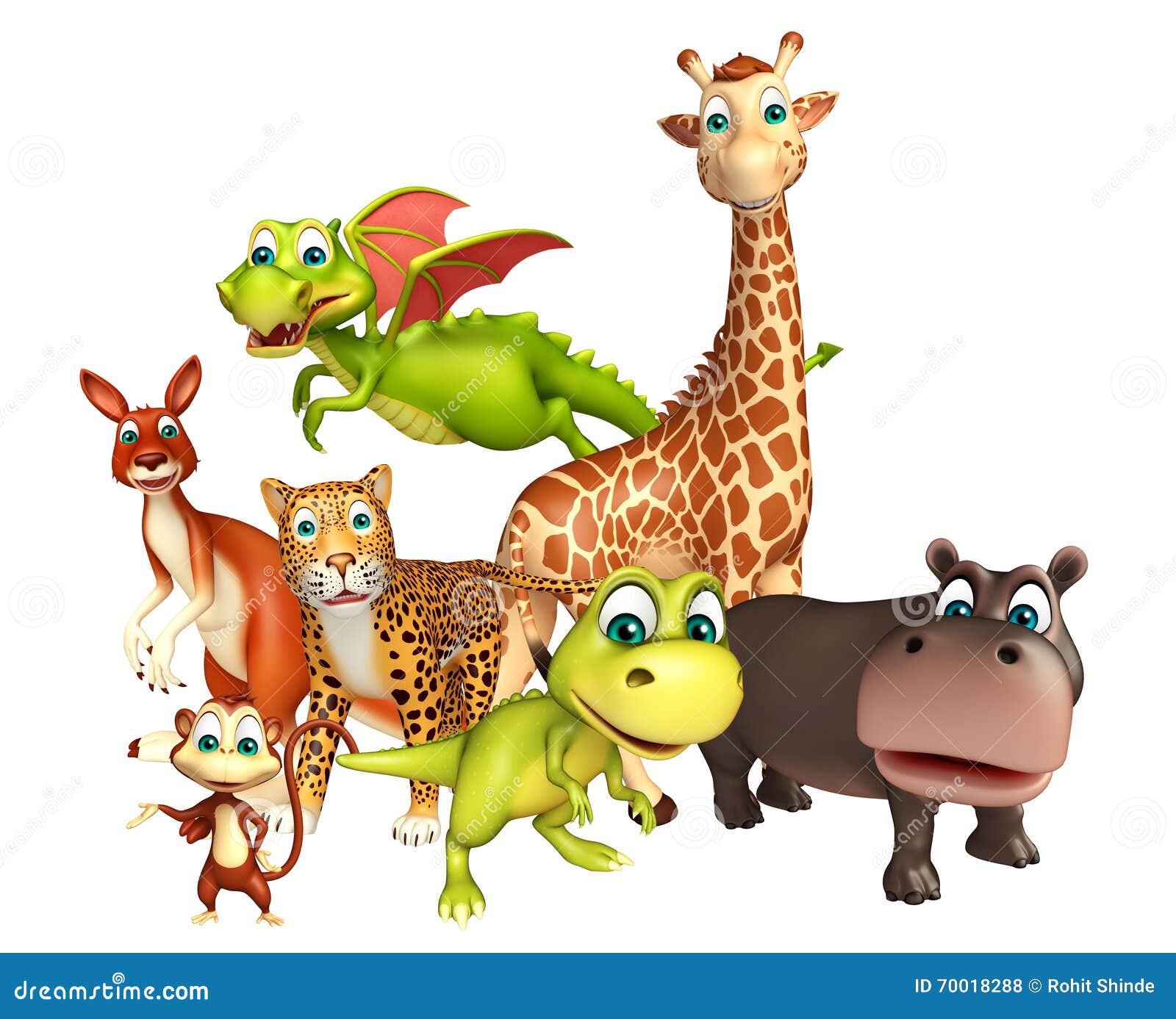 Wild animal collection stock illustration. Illustration of creature ...