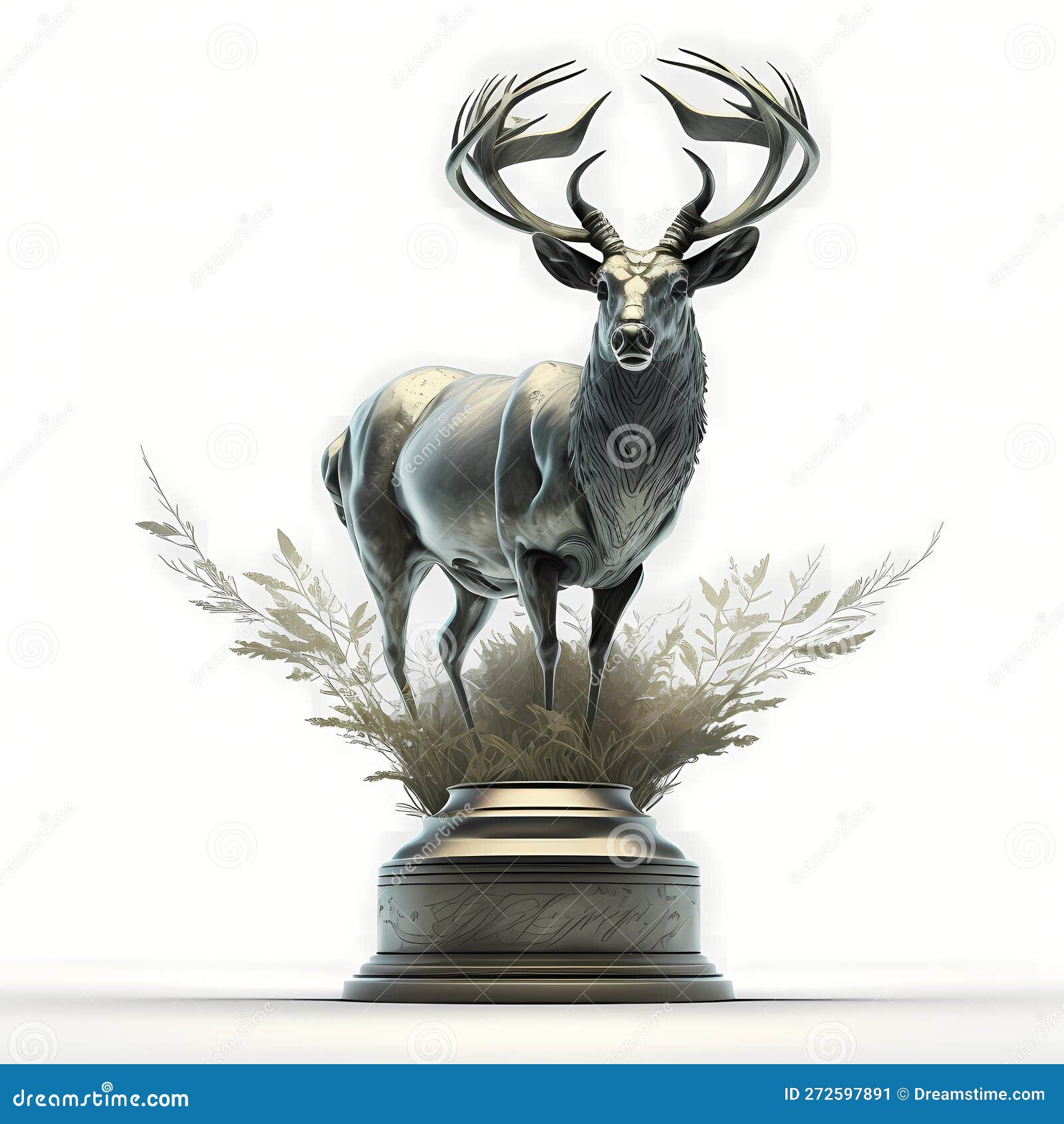 Wild Animal Hunter Trophy. Generative AI Stock Image - Image of ...