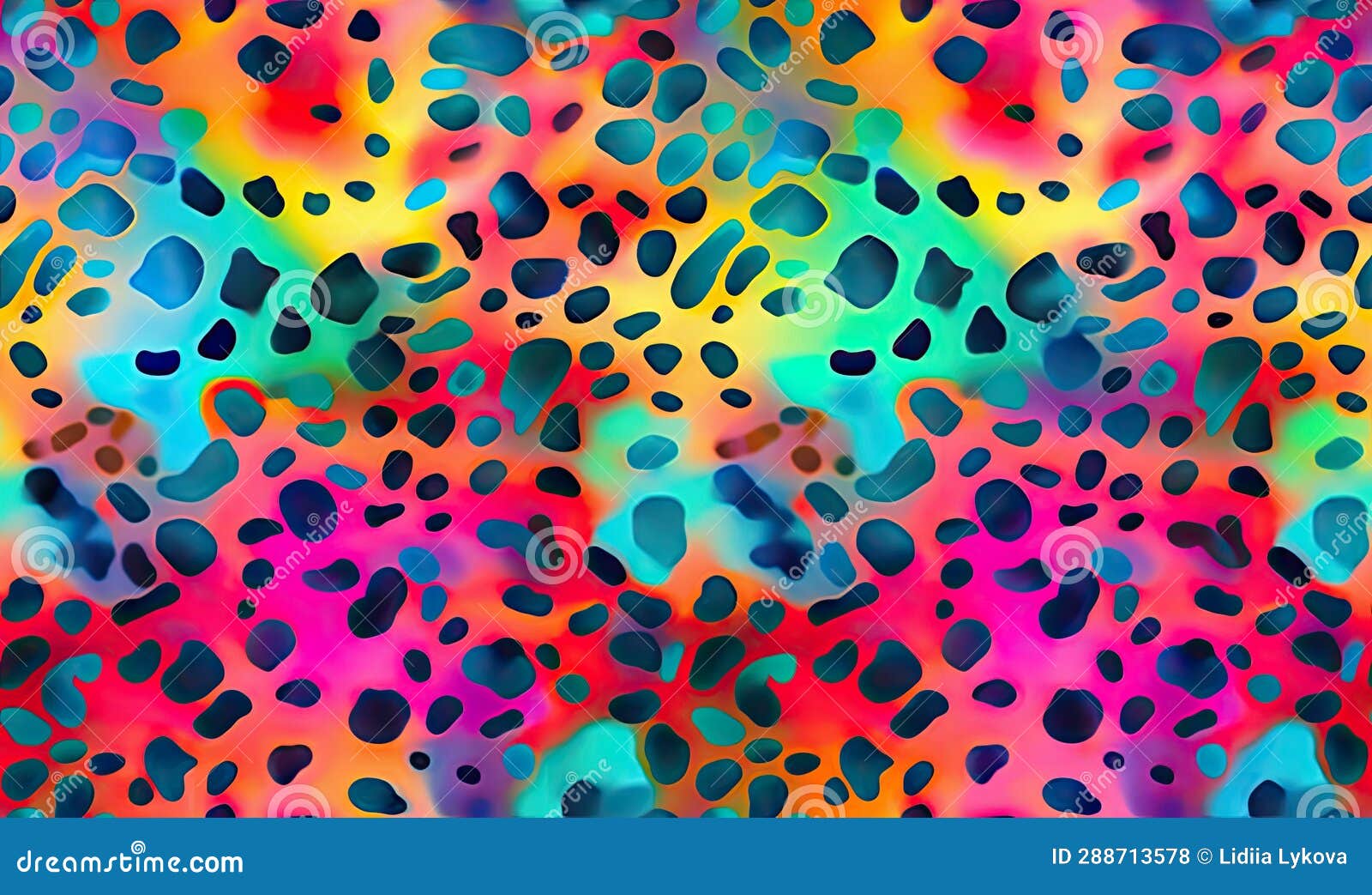 Wild Animal Skins Textured Wallpaper. Creative Abstract Leopard ...