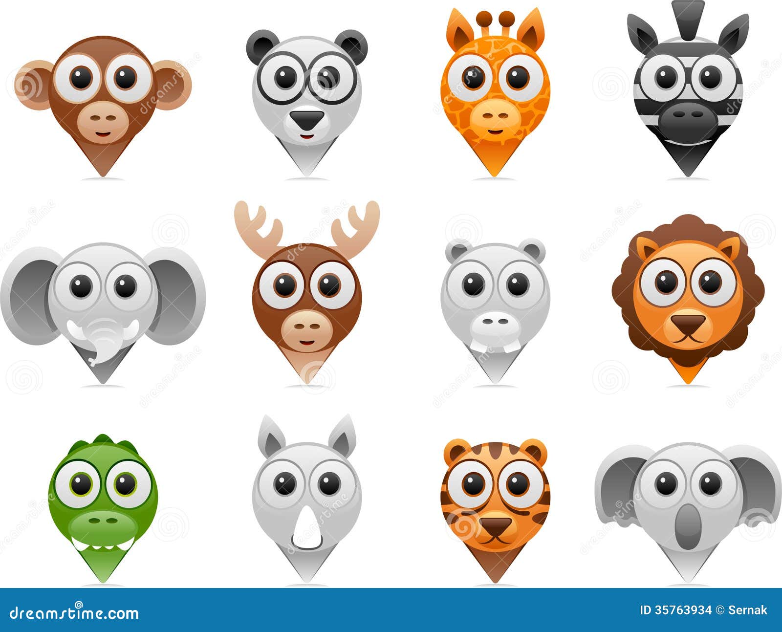 Monkey Pointer, Informative Sign Vector Illustration | CartoonDealer ...